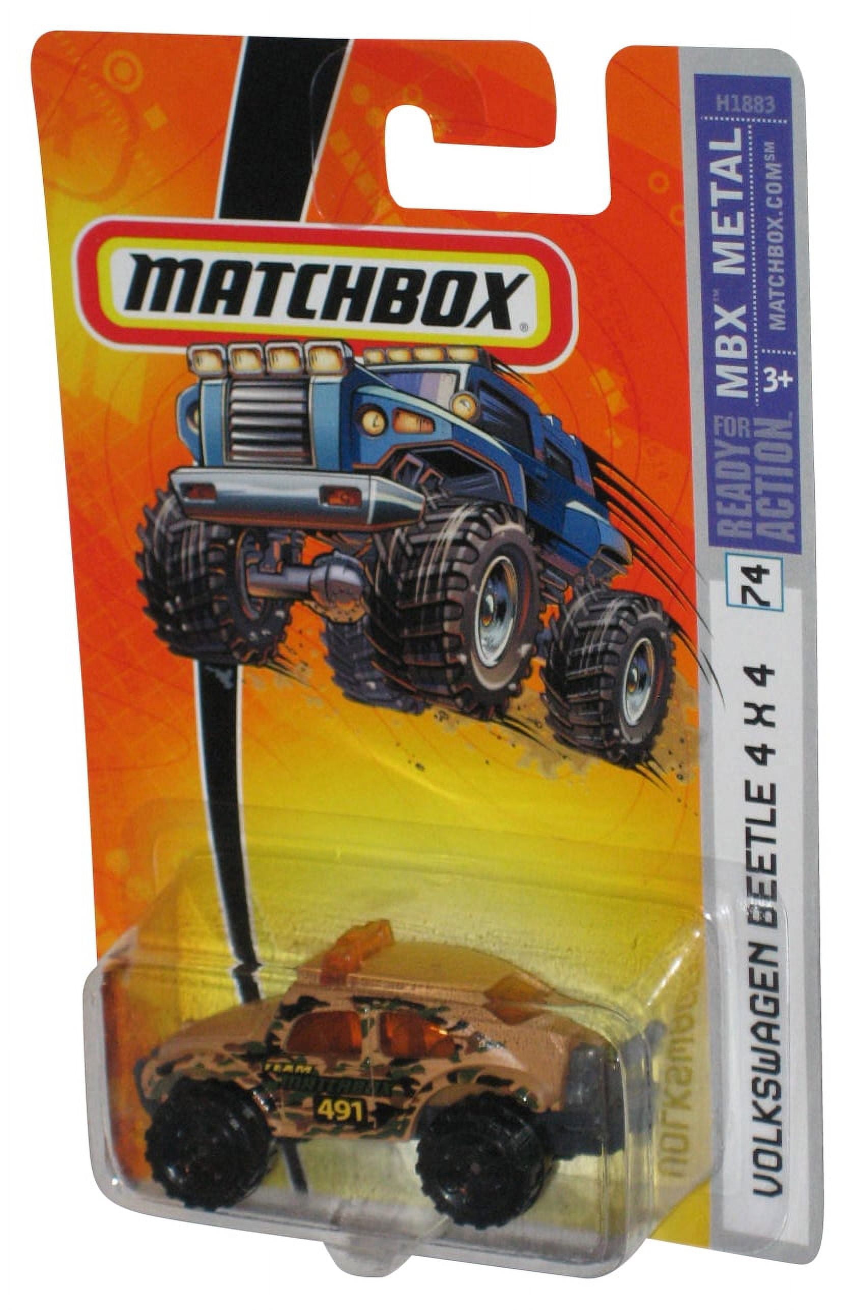 Matchbox MBX Metal (2005) Camo Tan Volkswagen 4x4 Bug Beetle Baja Toy ...
