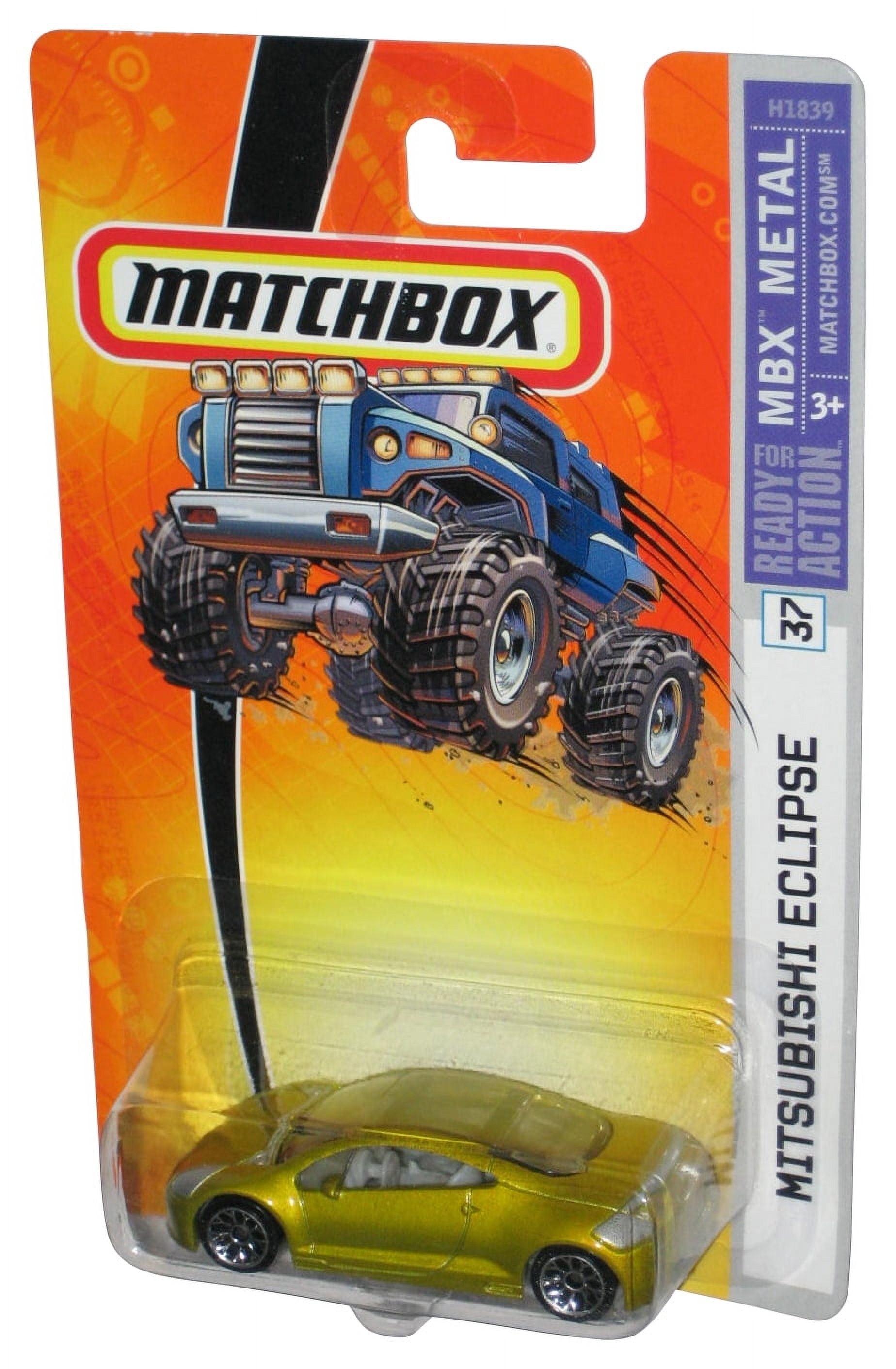 Matchbox MBX Metal (2005) Gold Mitsubishi Eclipse Toy Car #37 - Walmart.com