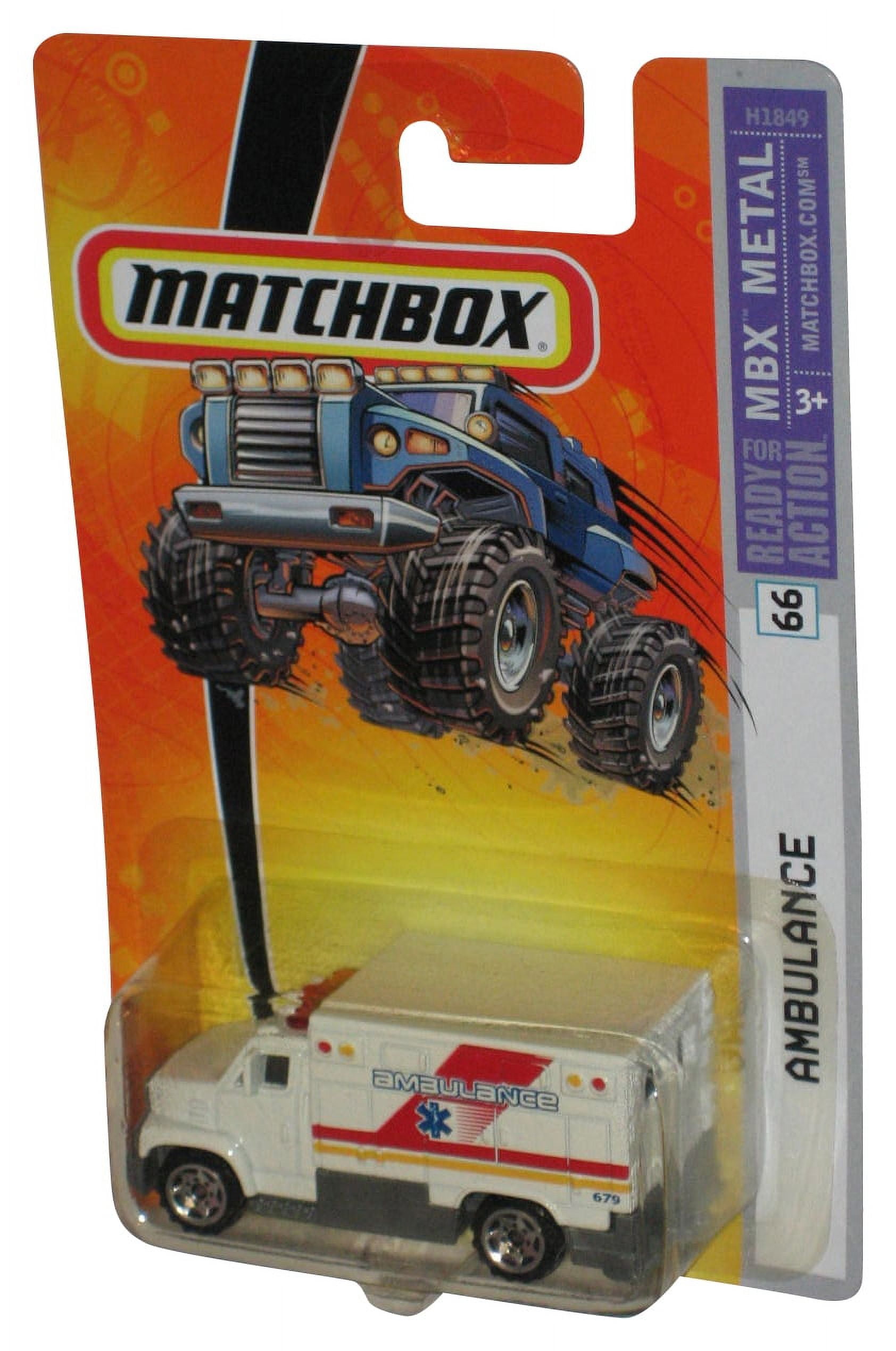 Matchbox MBX Metal (2005) White Ambulance Die-Cast Toy Vehicle #66 ...