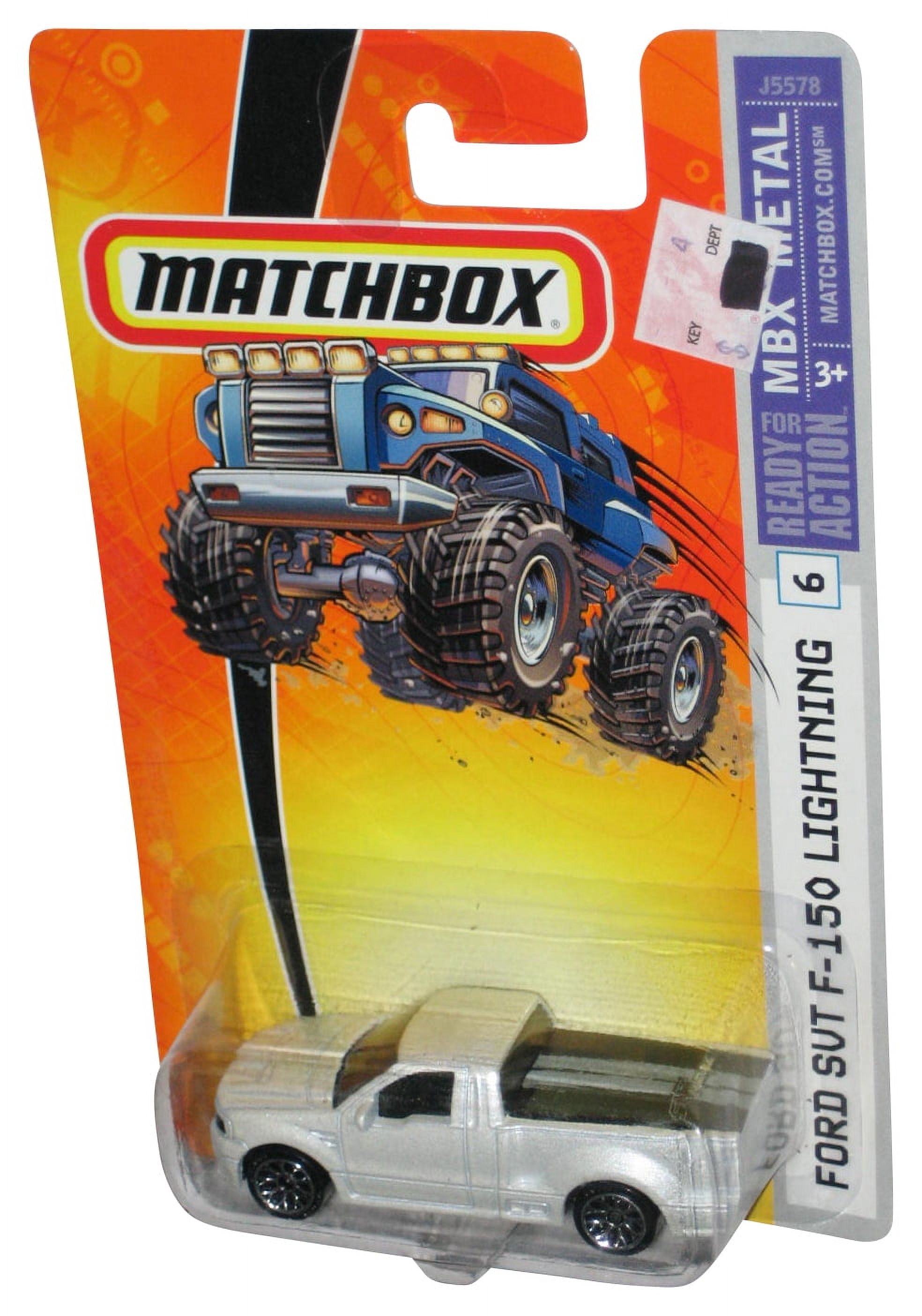 Matchbox MBX Metal (2005) White Ford SVT F-150 Lightning Truck Toy #6 ...