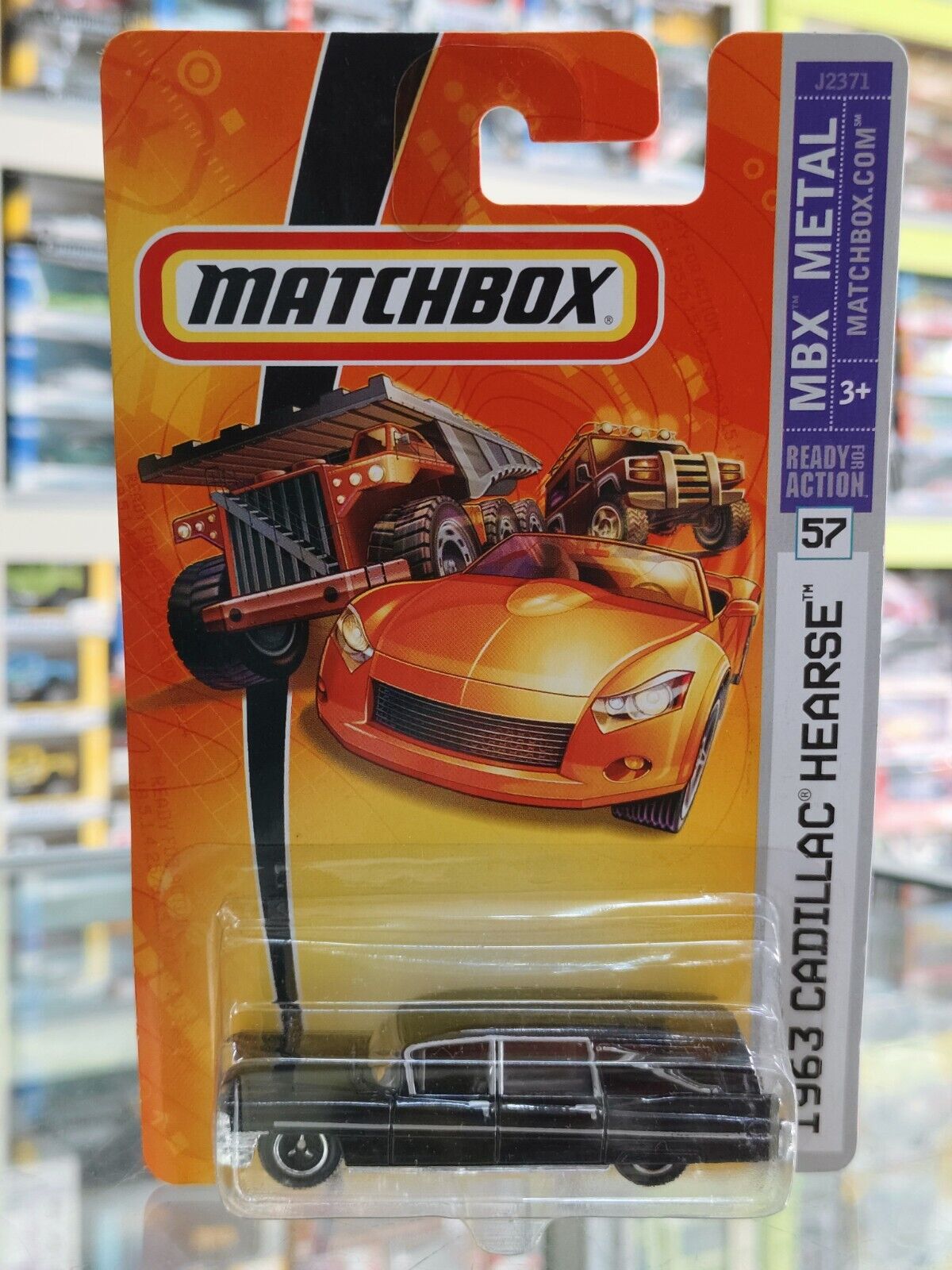 Matchbox MBX Metal (2006) Black 1963 Cadillac Hearse Toy Car #57 ...