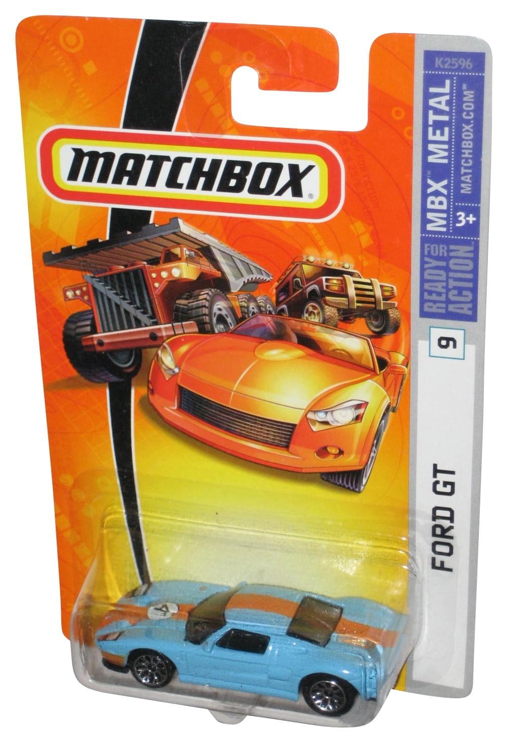 Matchbox MBX Metal (2006) Mattel Ford GT Light Blue Toy Car #9 ...