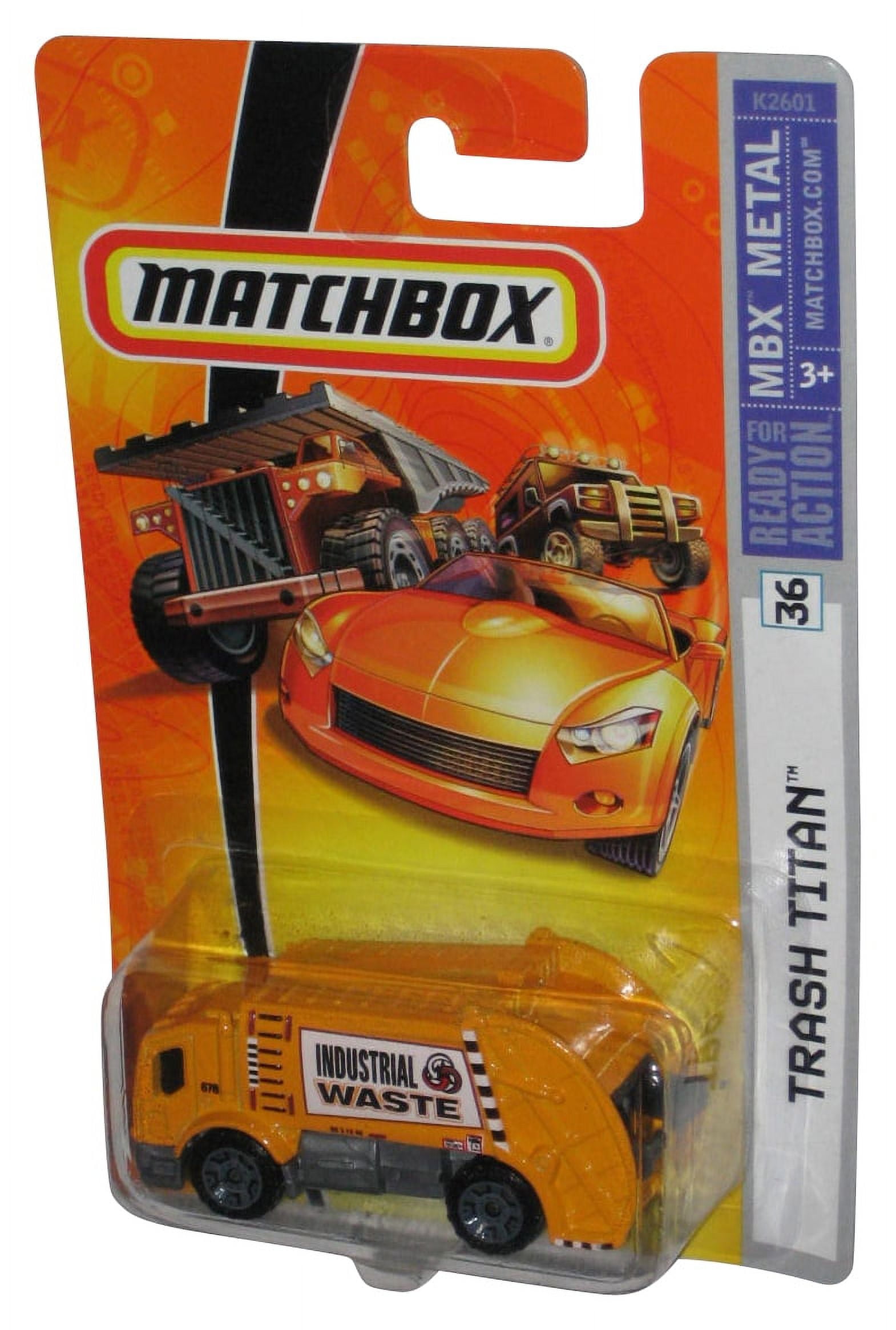 Matchbox MBX Metal (2006) Orange Trash Titan Toy Vehicle #36 - Walmart.com