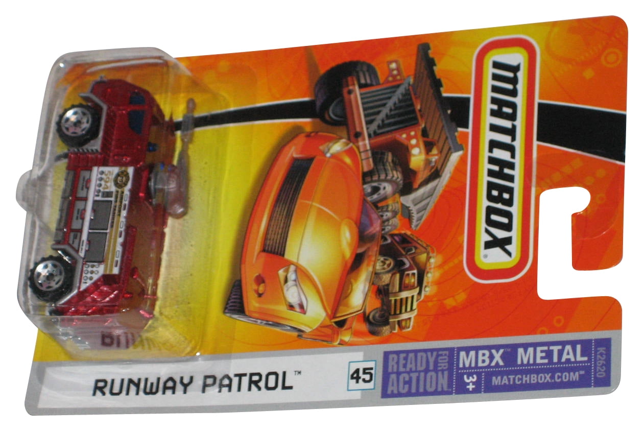 Matchbox MBX Metal (2006) Red Runway Patrol Fire Tanker Toy Truck #45 - Walmart.com