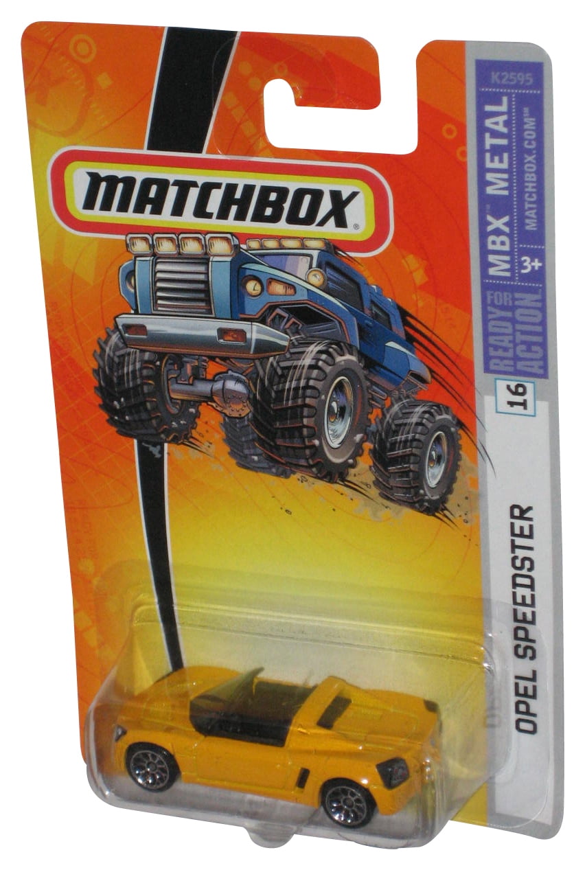 Matchbox MBX Metal (2006) Yellow Opel Speedster Toy Car #16 - Walmart.com