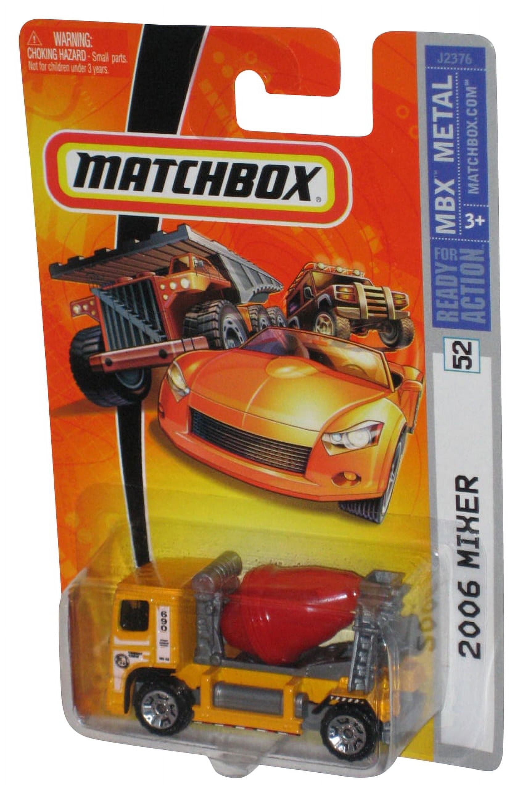 Matchbox MBX Metal (2006) Yellow & Red 2006 Mixer Toy #52 - Walmart.com