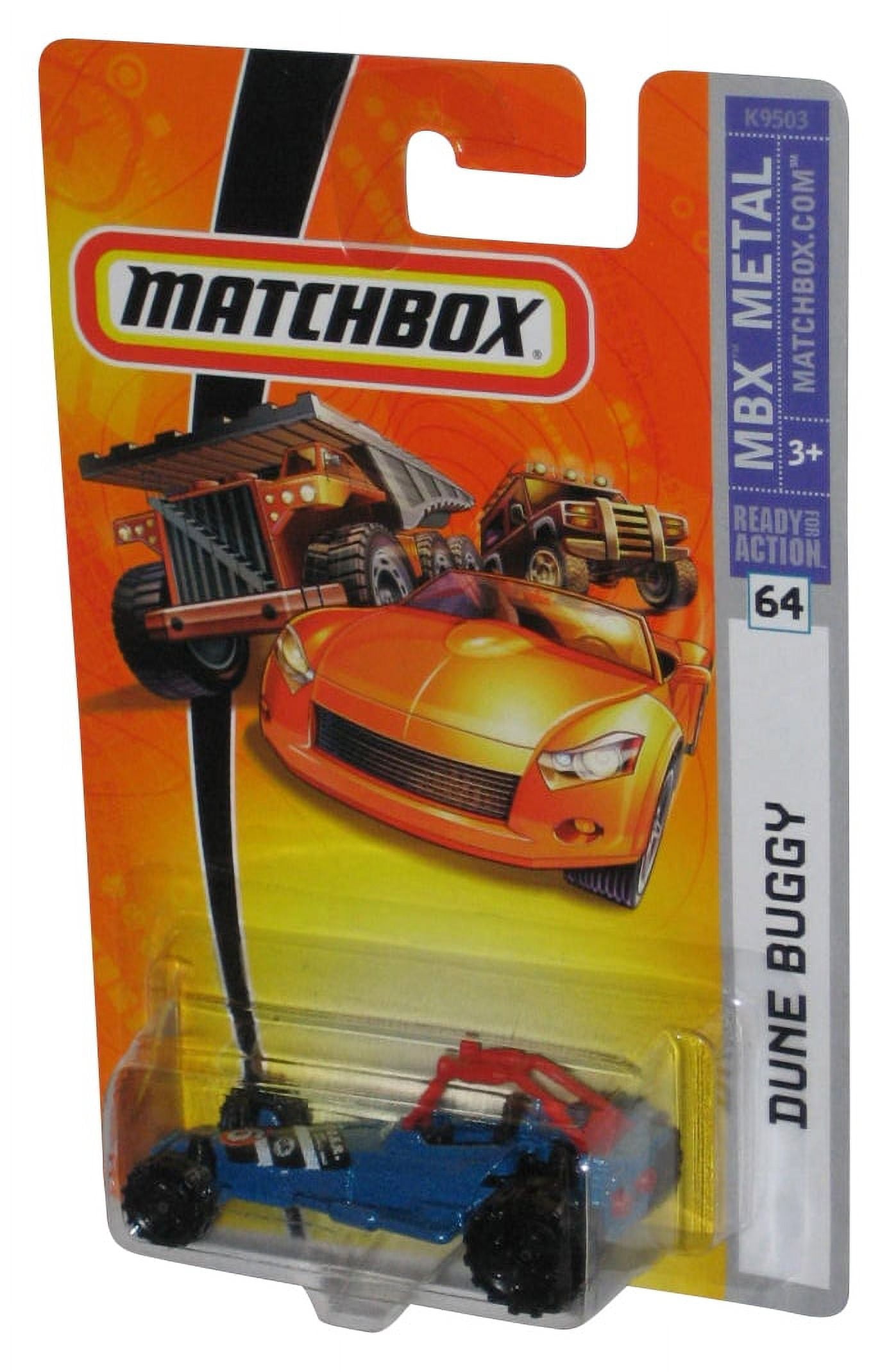 Matchbox MBX Metal (2007) Blue Dune Buggy Toy Car #64 - (Red Bars ...