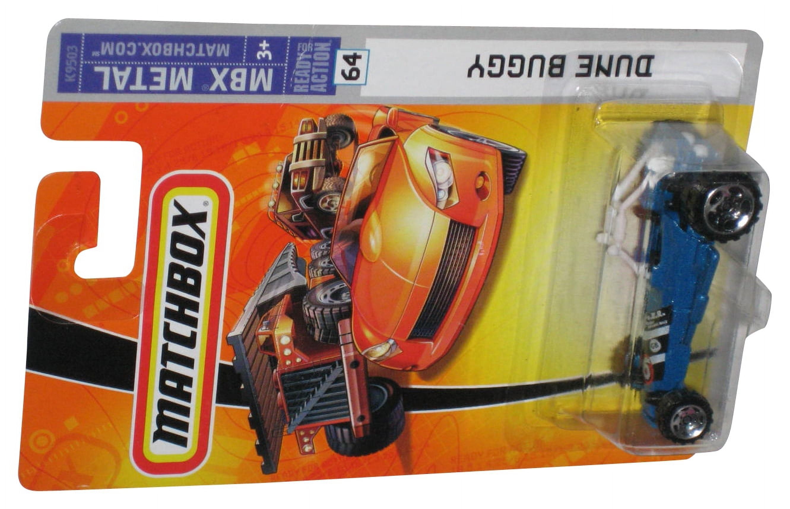 Matchbox MBX Metal (2007) Blue Dune Buggy Toy Car #64 - (White Bars ...