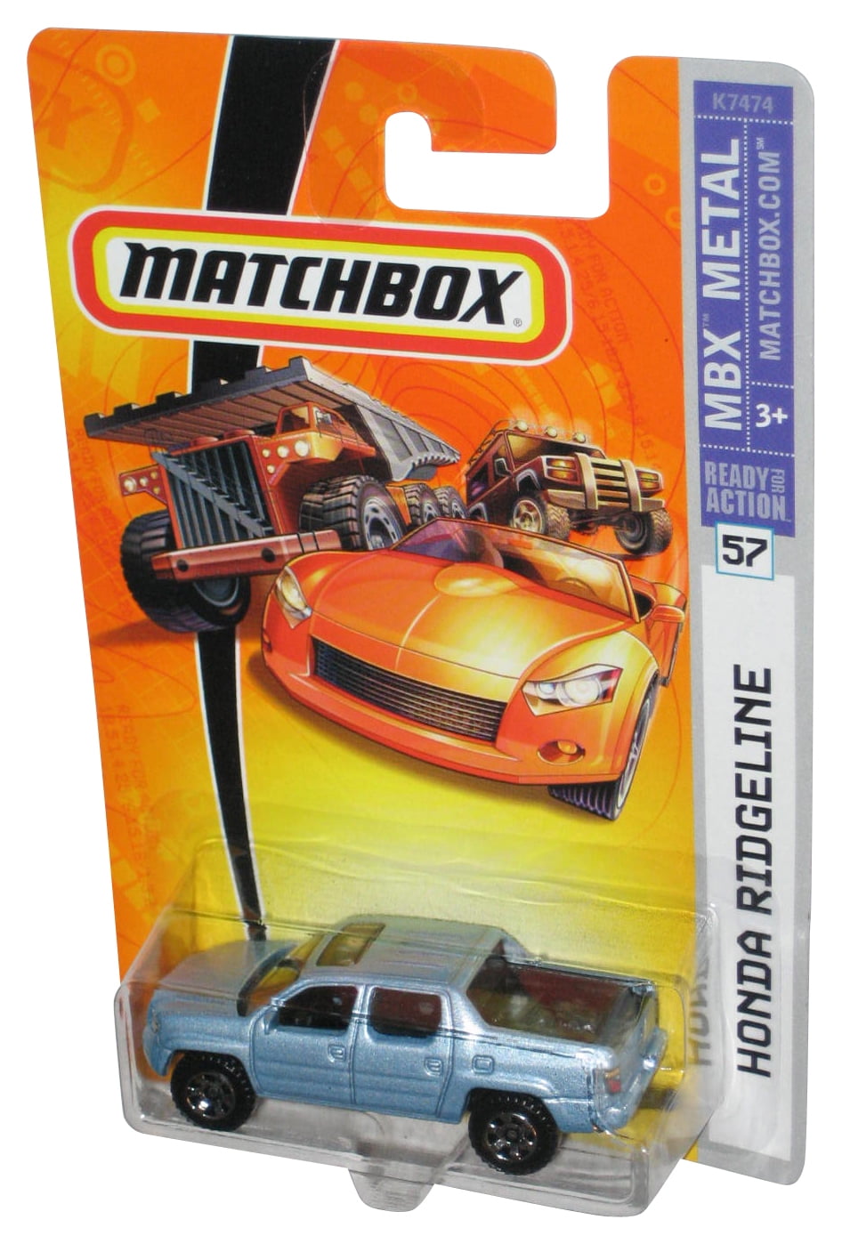 Matchbox MBX Metal (2007) Blue Honda Ridgeline Truck Toy #57 - Walmart.com