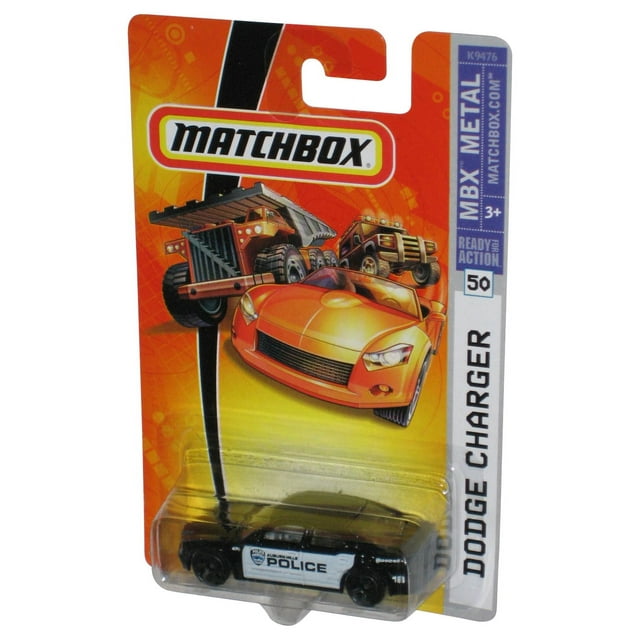 Matchbox MBX Metal (2007) Dodge Charger Police Toy Car #50 - Walmart.com