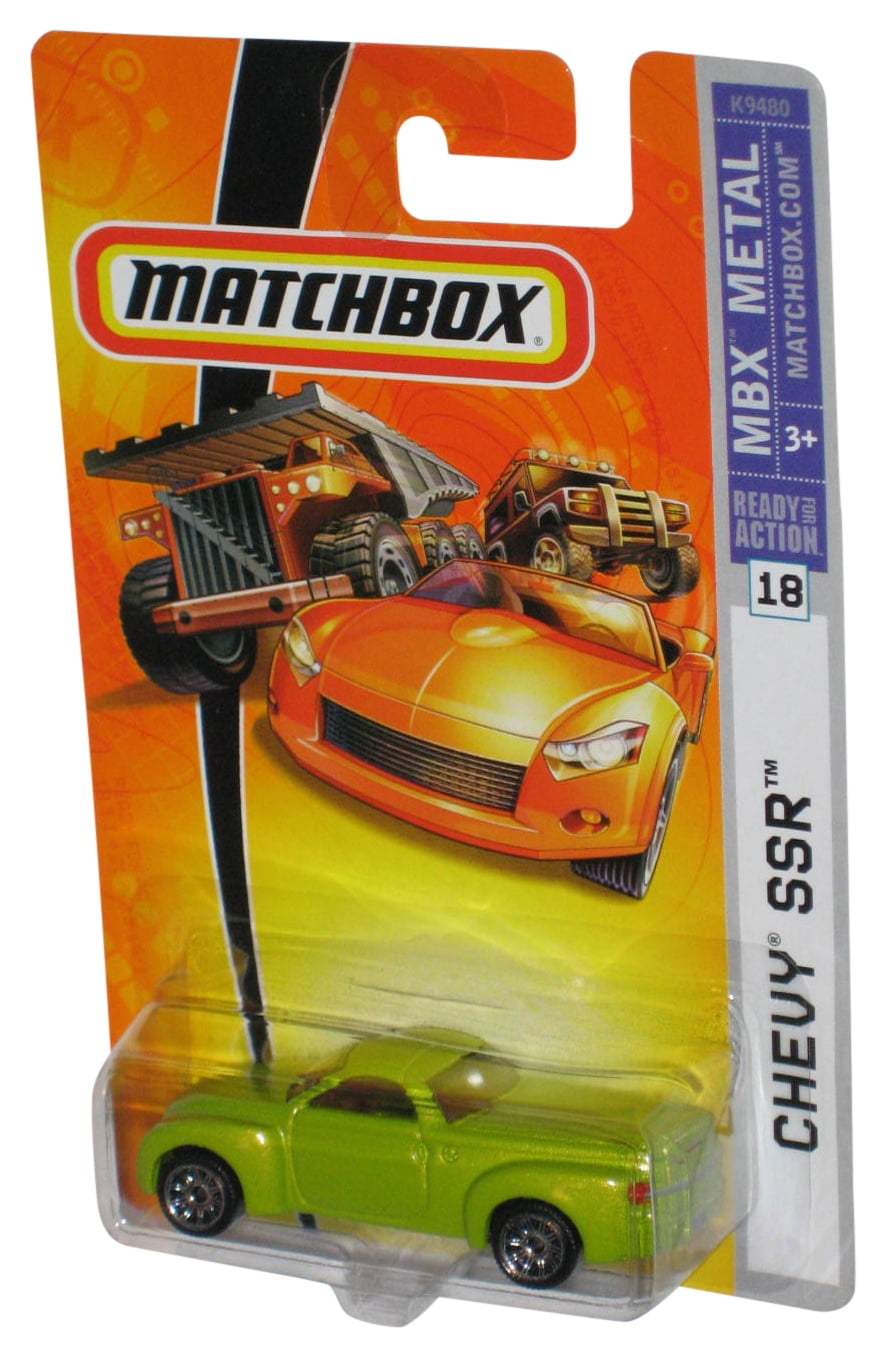 Matchbox MBX Metal (2007) Green Chevy SSR Die-Cast Toy Car #18 ...