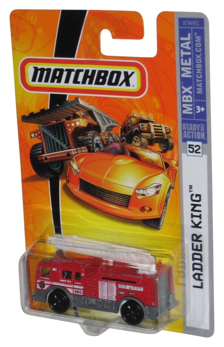 Matchbox MBX Metal (2007) Ladder King Red Toy Truck #52 - Walmart.com