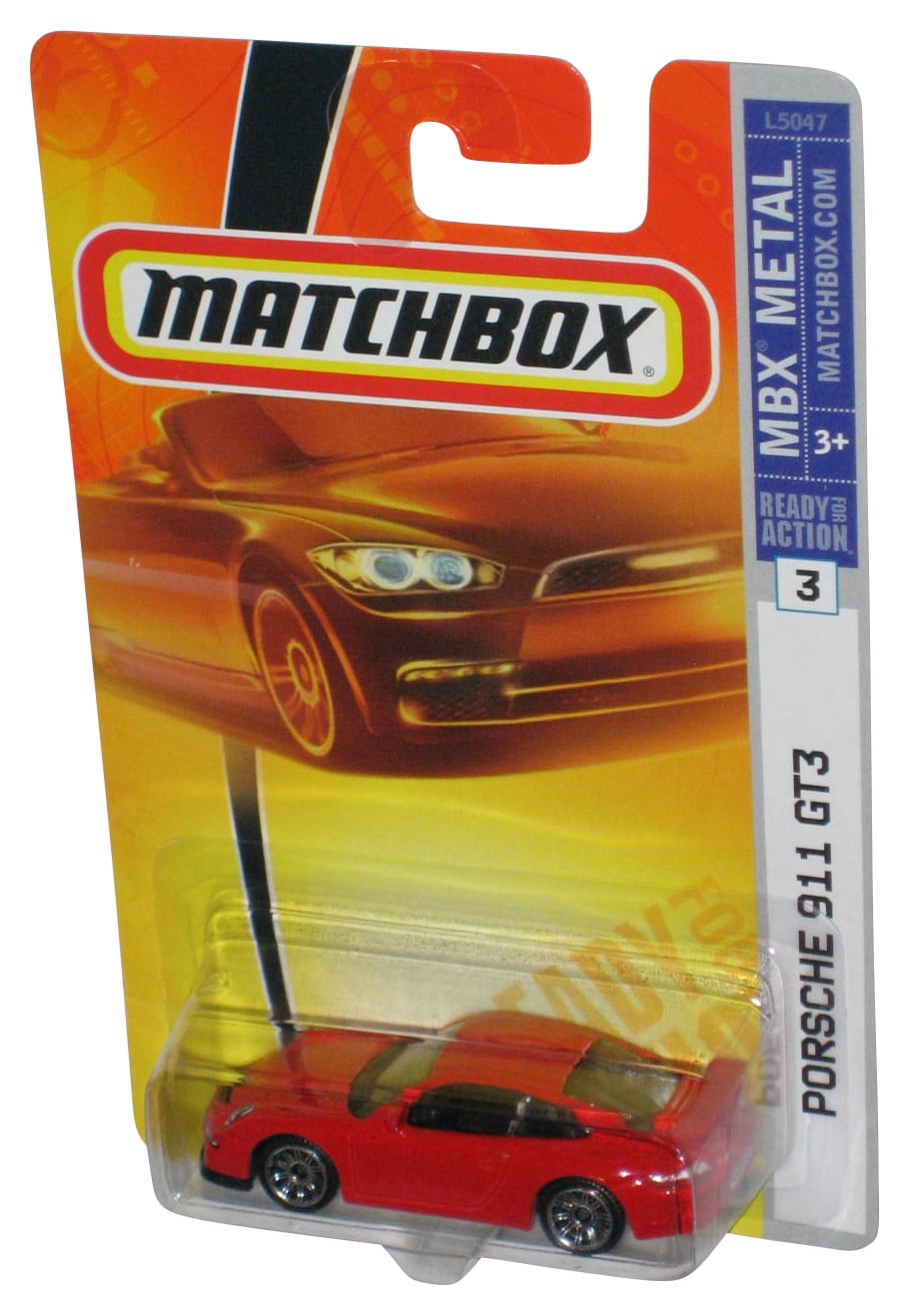 Matchbox MBX Metal (2007) Mattel Red Porsche 911 GT3 Car #3 - Walmart.com