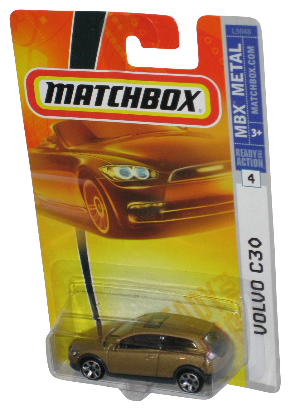 Matchbox MBX Metal (2007) Mattel Volvo C30 Gold Toy Car #4 - Walmart.com