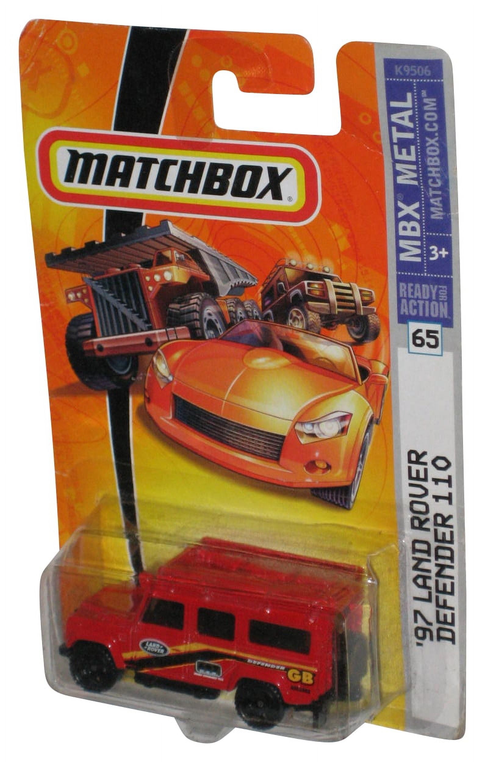 Matchbox MBX Metal (2007) Red '97 Land Rover Defender 110 Toy Car #65 ...