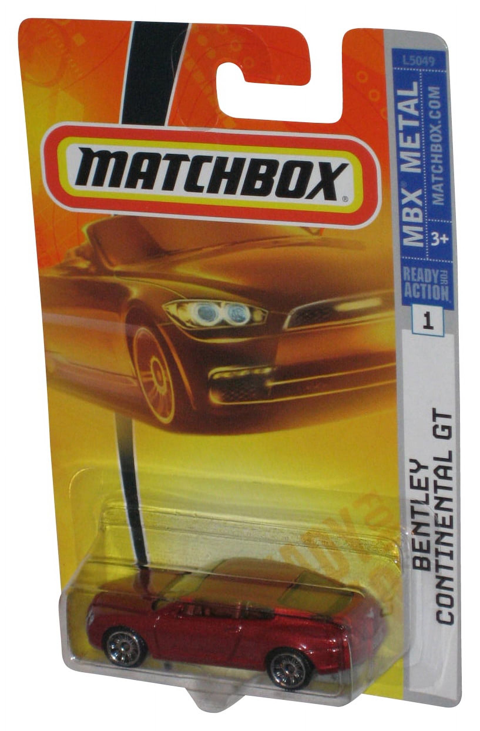 Matchbox MBX Metal (2007) Red Bentley Continental GT Toy Car #1 ...