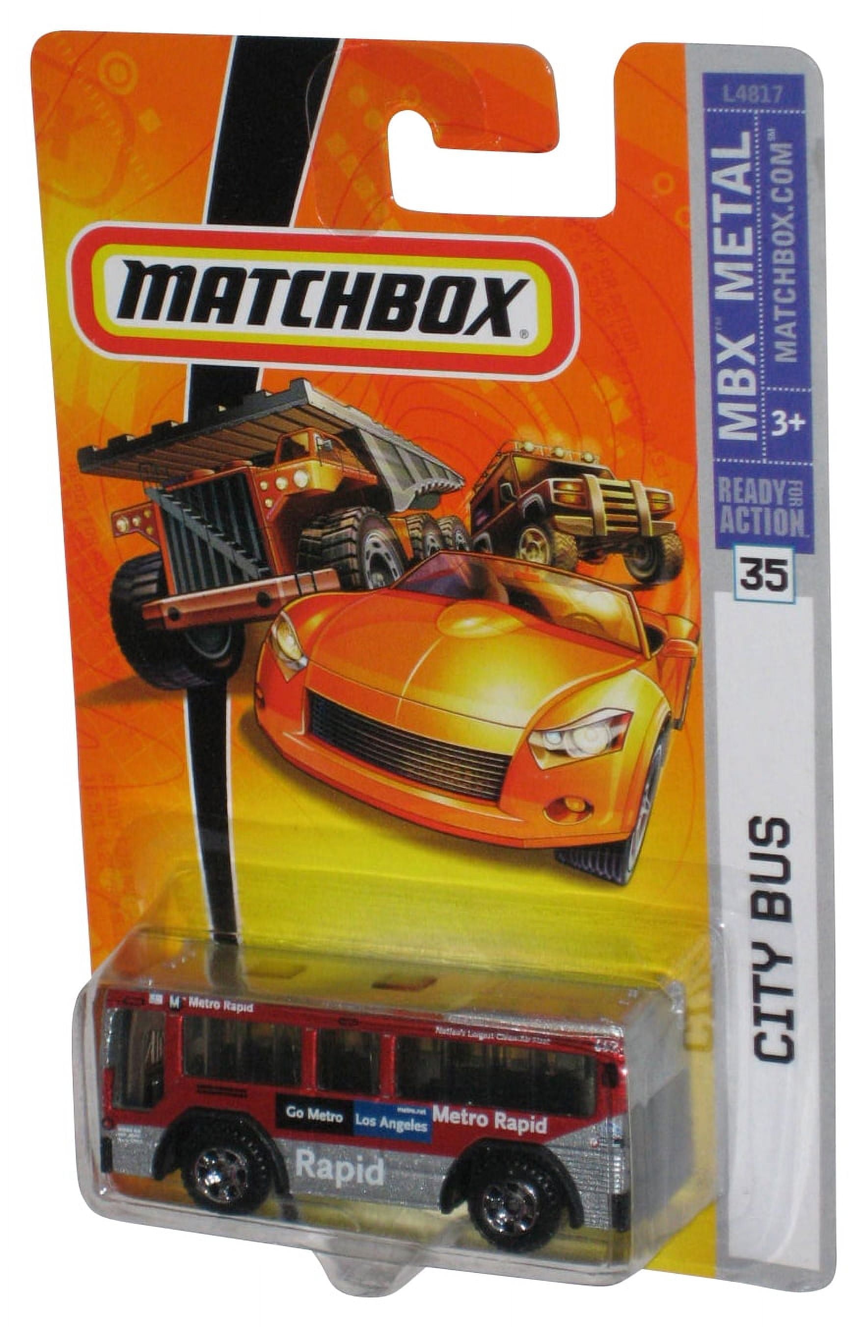 Matchbox MBX Metal (2007) Red City Bus Toy Vehicle #35 - Walmart.com