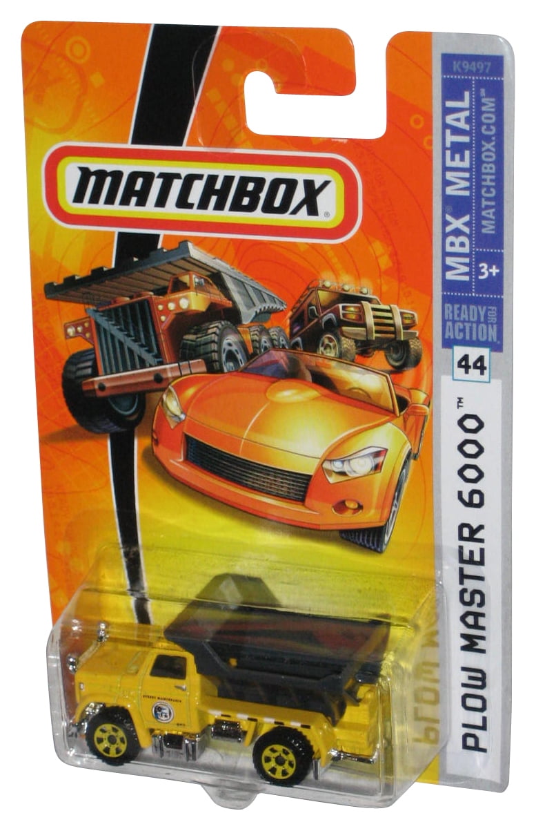 Matchbox MBX Metal (2007) Yellow Plow Master 6000 Toy #44 - Walmart.com