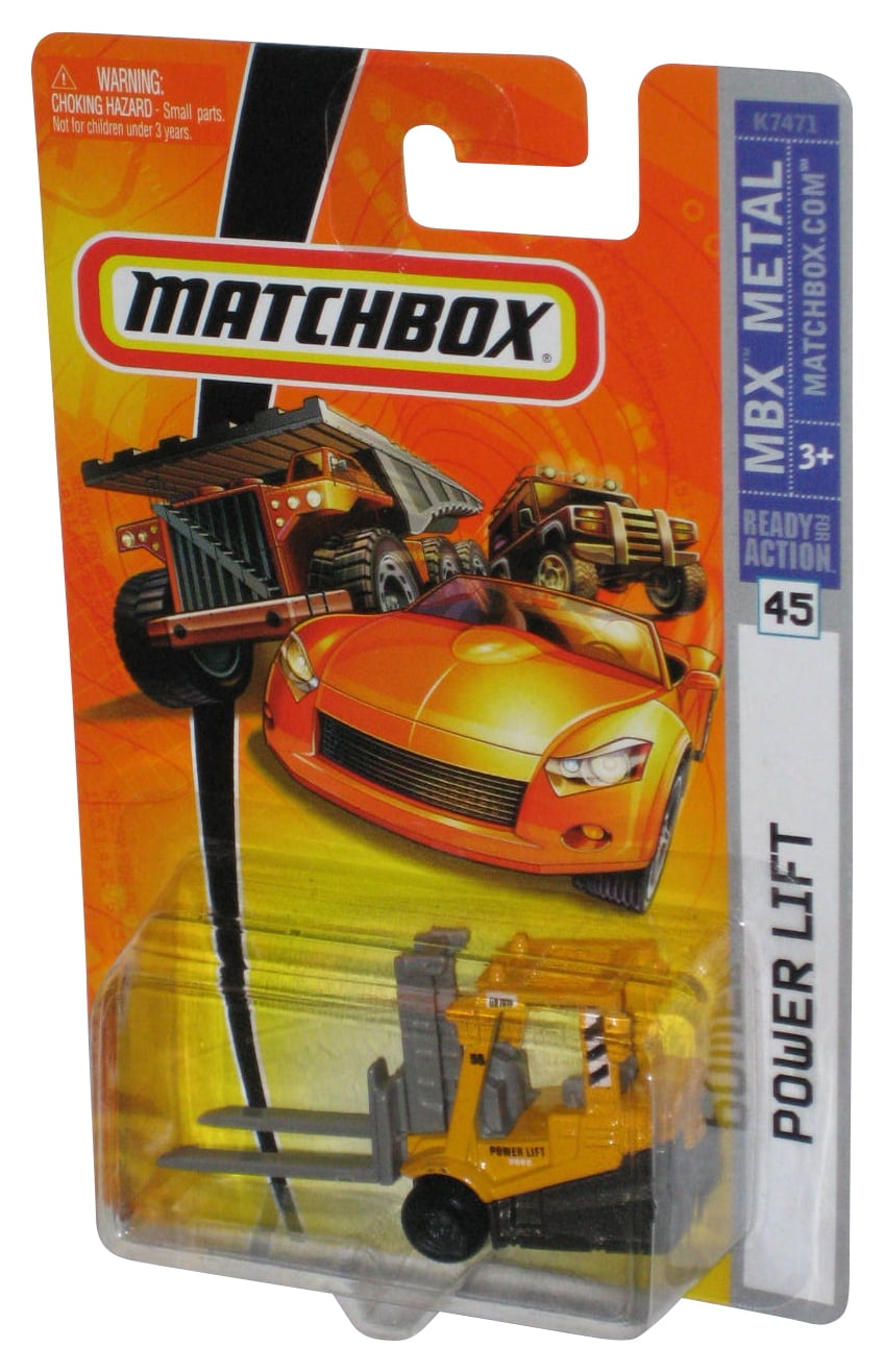 Matchbox MBX Metal (2007) Yellow Power Lift Toy Vehicle #45 - Walmart.com