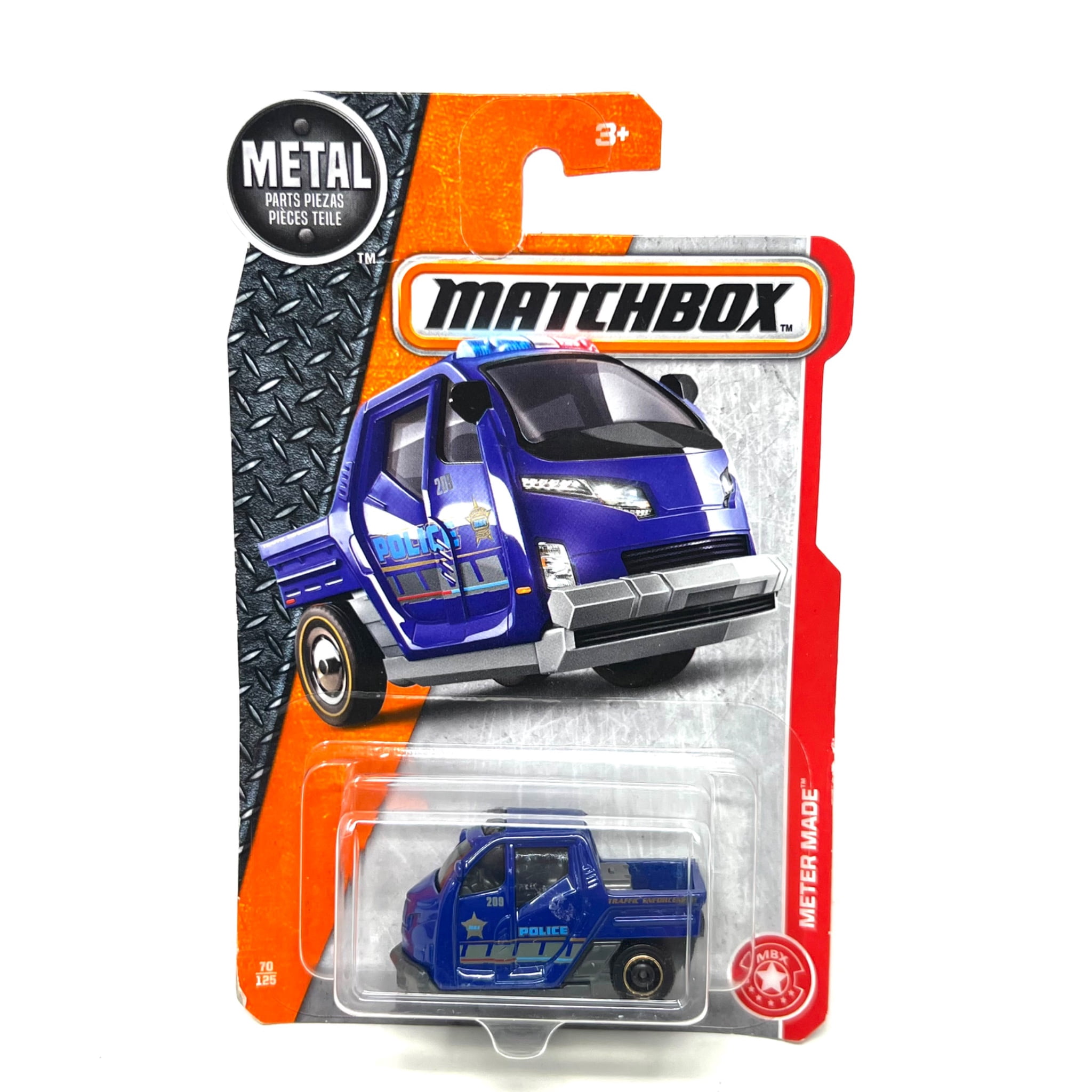 Matchbox MBX Meter Made Police Vehicle Blue - Walmart.com