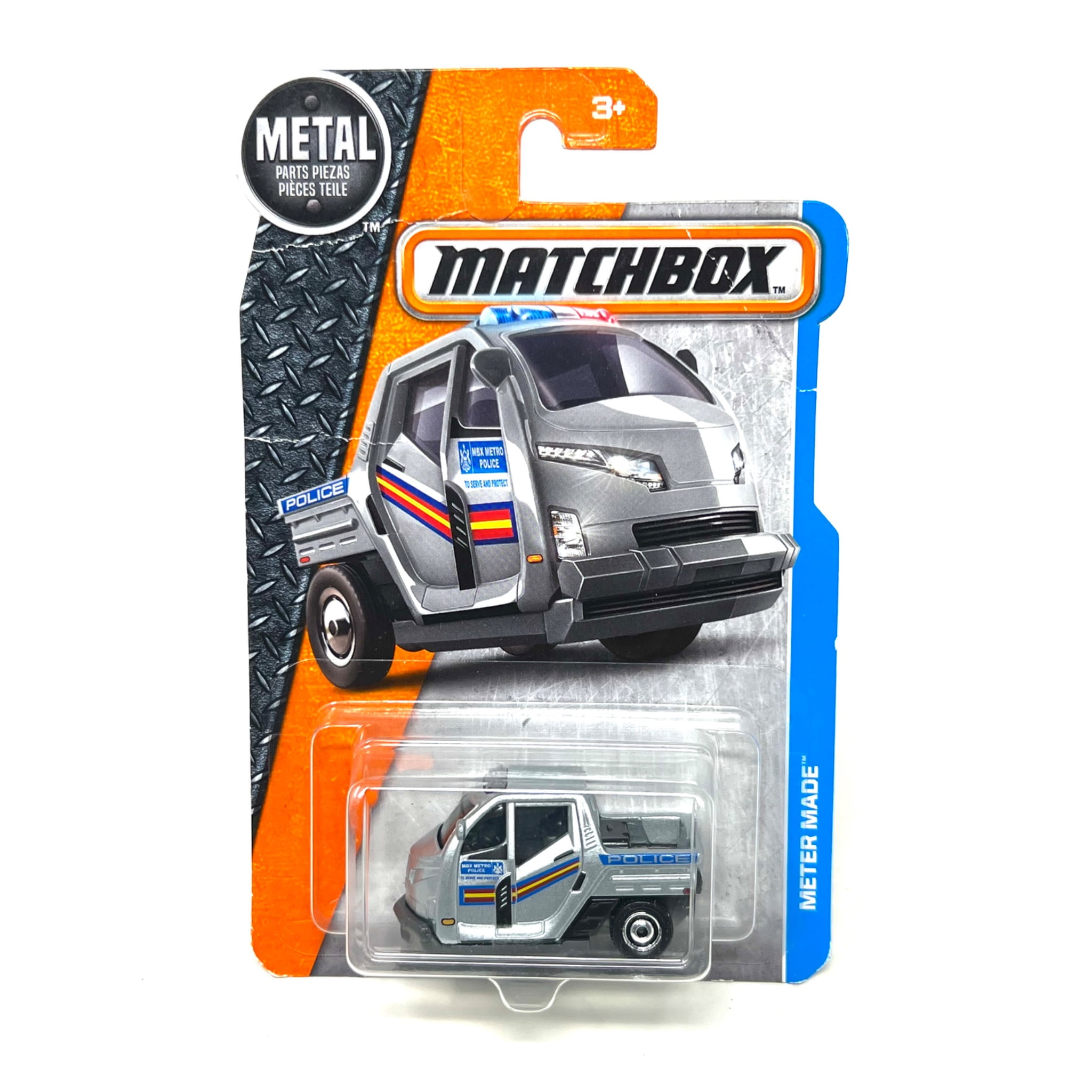 Matchbox MBX Meter Made Police Vehicle Gray - Walmart.com