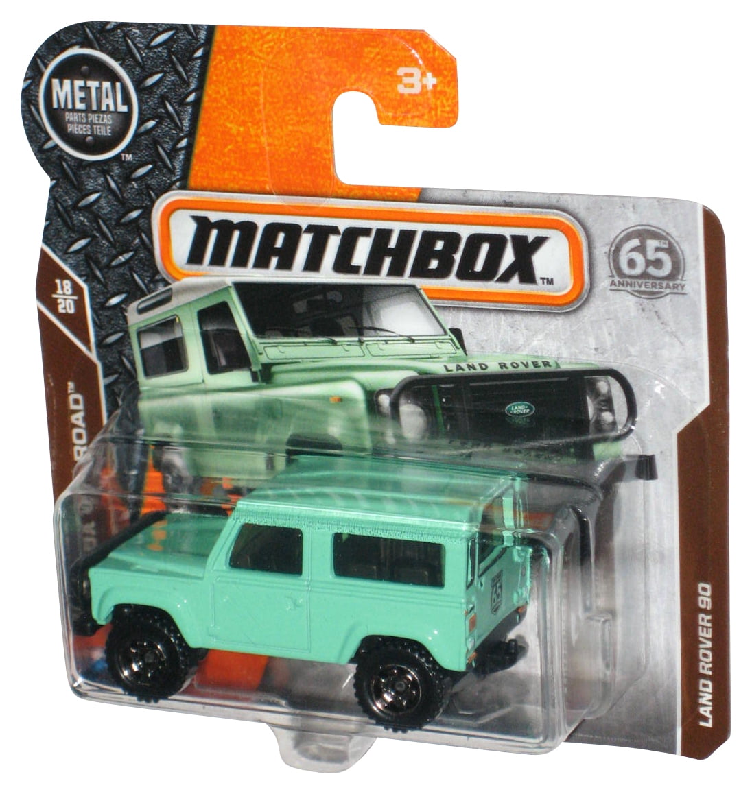 Matchbox MBX Off Road 18/20 (2017) Green Land Rover 90 Toy Car 118/125 ...