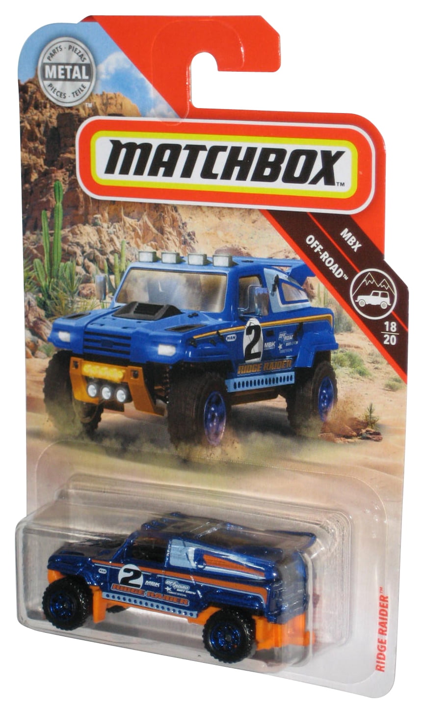 Matchbox MBX Off-Road 18/20 (2018) Blue Ridge Raider Toy Car 68/100 ...