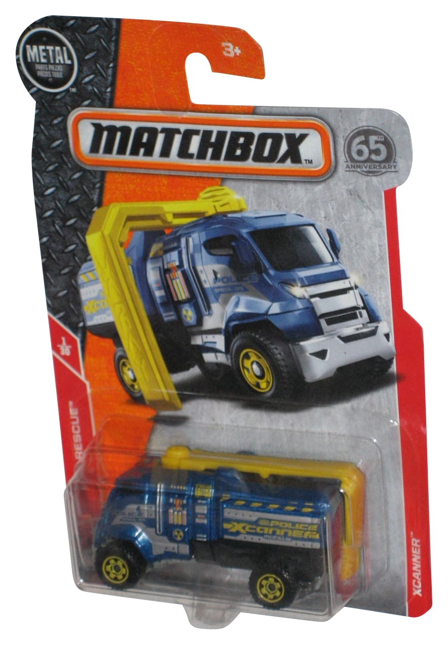 Matchbox MBX Rescue 1/30 Xcanner (2017) Blue Die-Cast Toy 36/125 ...