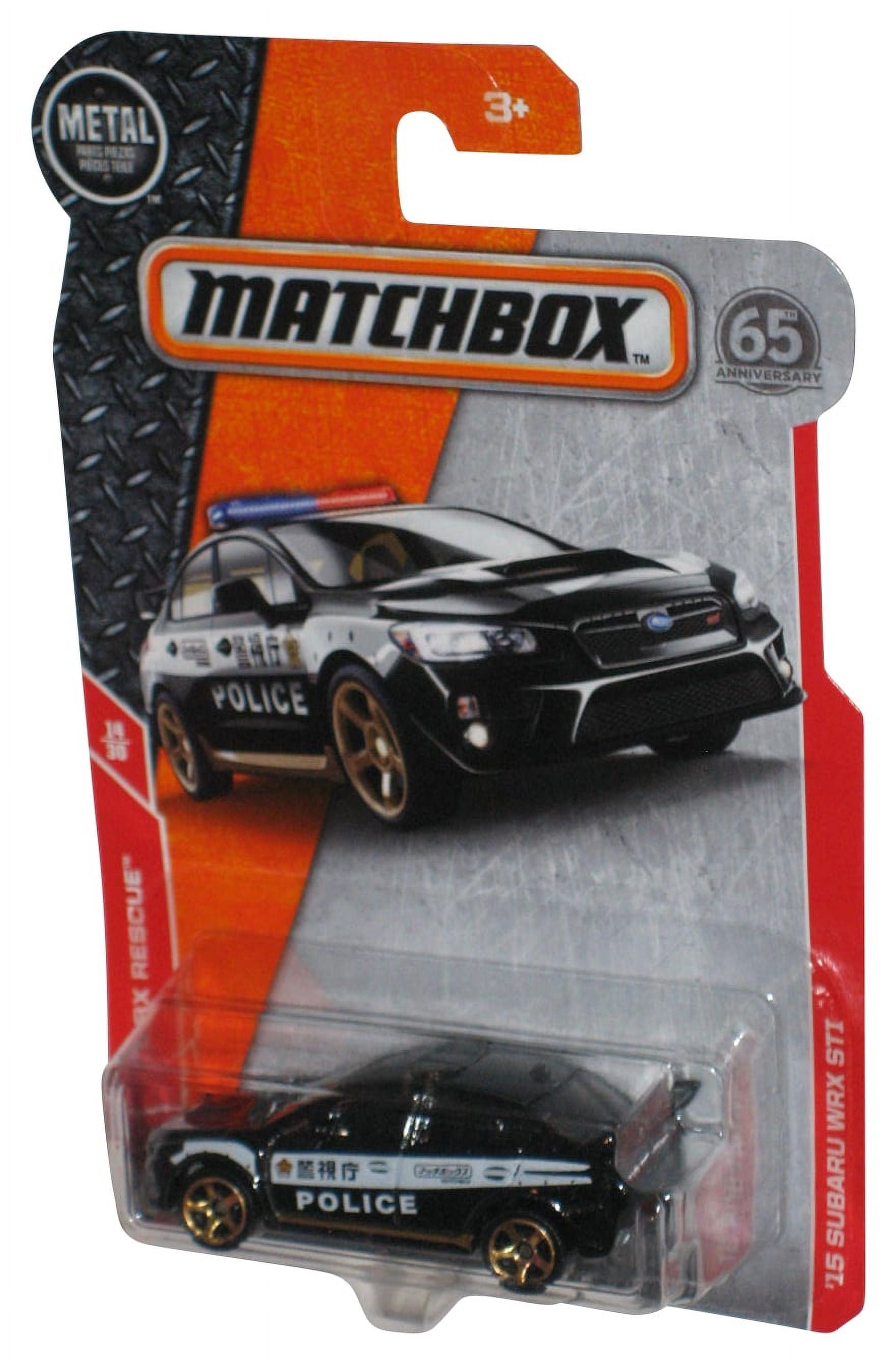 Matchbox MBX Rescue 14/30 (2017) Black Police '15 Subaru WRX STI Car 67 ...