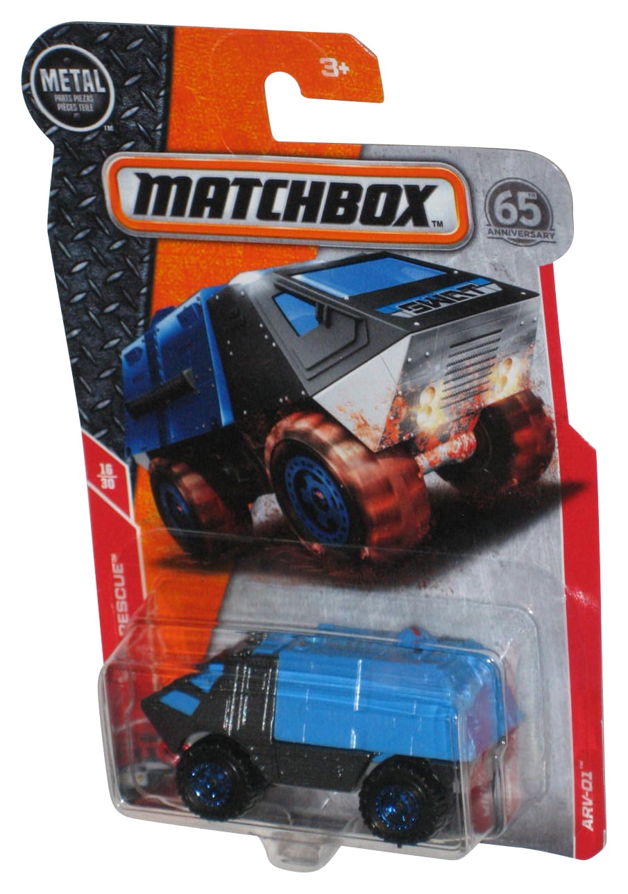 Matchbox MBX Rescue (2017) Blue & Gray ARV-01 Metal Toy Vehicle 16/30 - Walmart.com