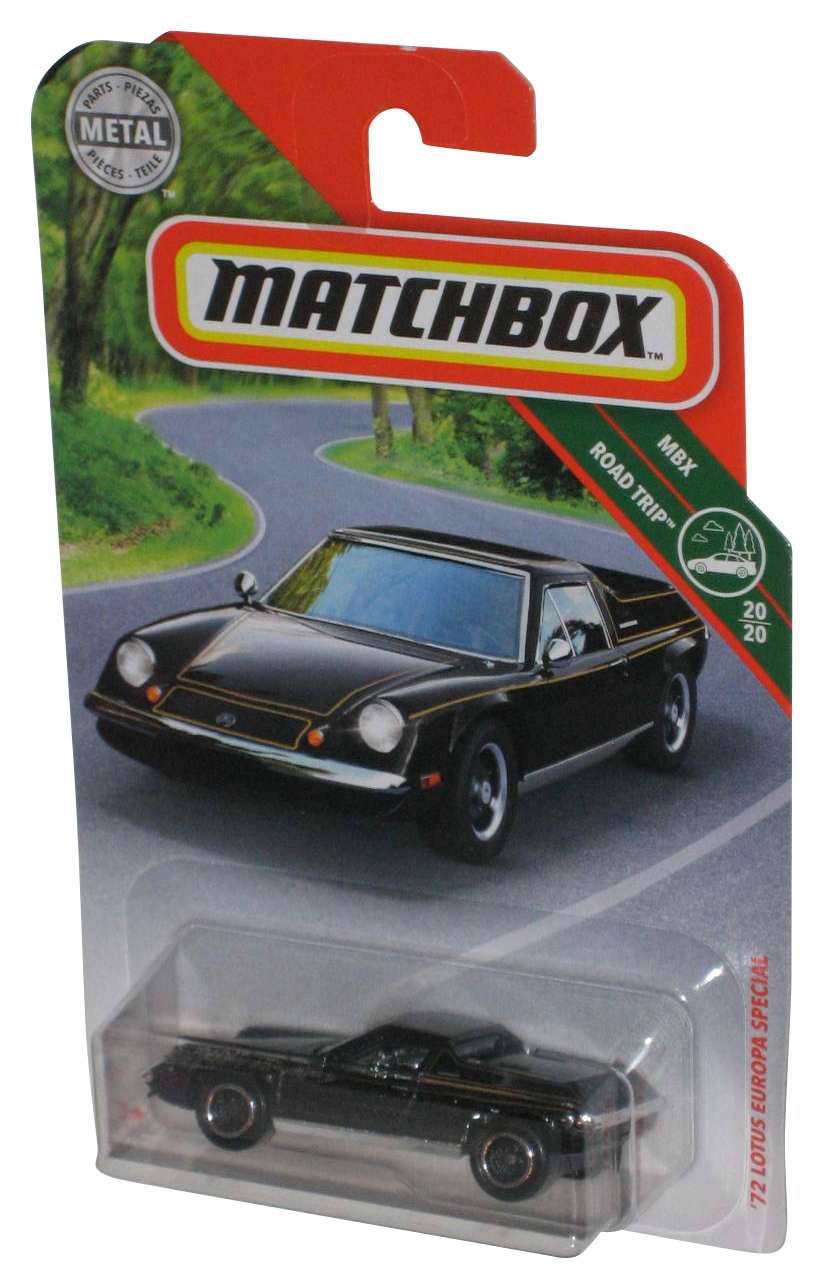 Matchbox MBX Road Trip 20/20 (2018) Black '72 Lotus Europa Special Toy ...