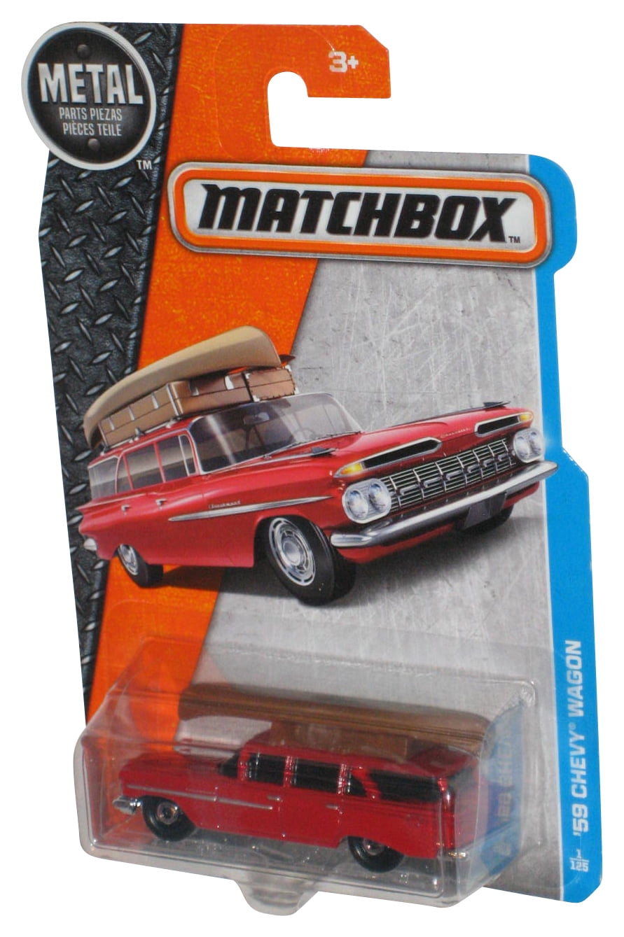 Matchbox MBX Road Trip (2016) Red '59 Chevy Wagon Toy 1/125 - Walmart.com
