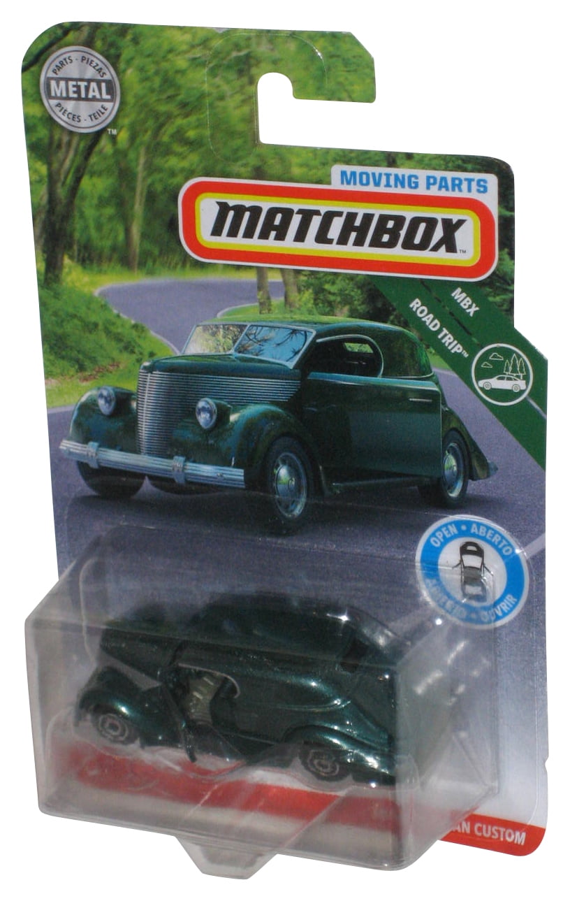 Matchbox MBX Road Trip (2019) Green '36 Ford Sedan Custom Toy Car ...