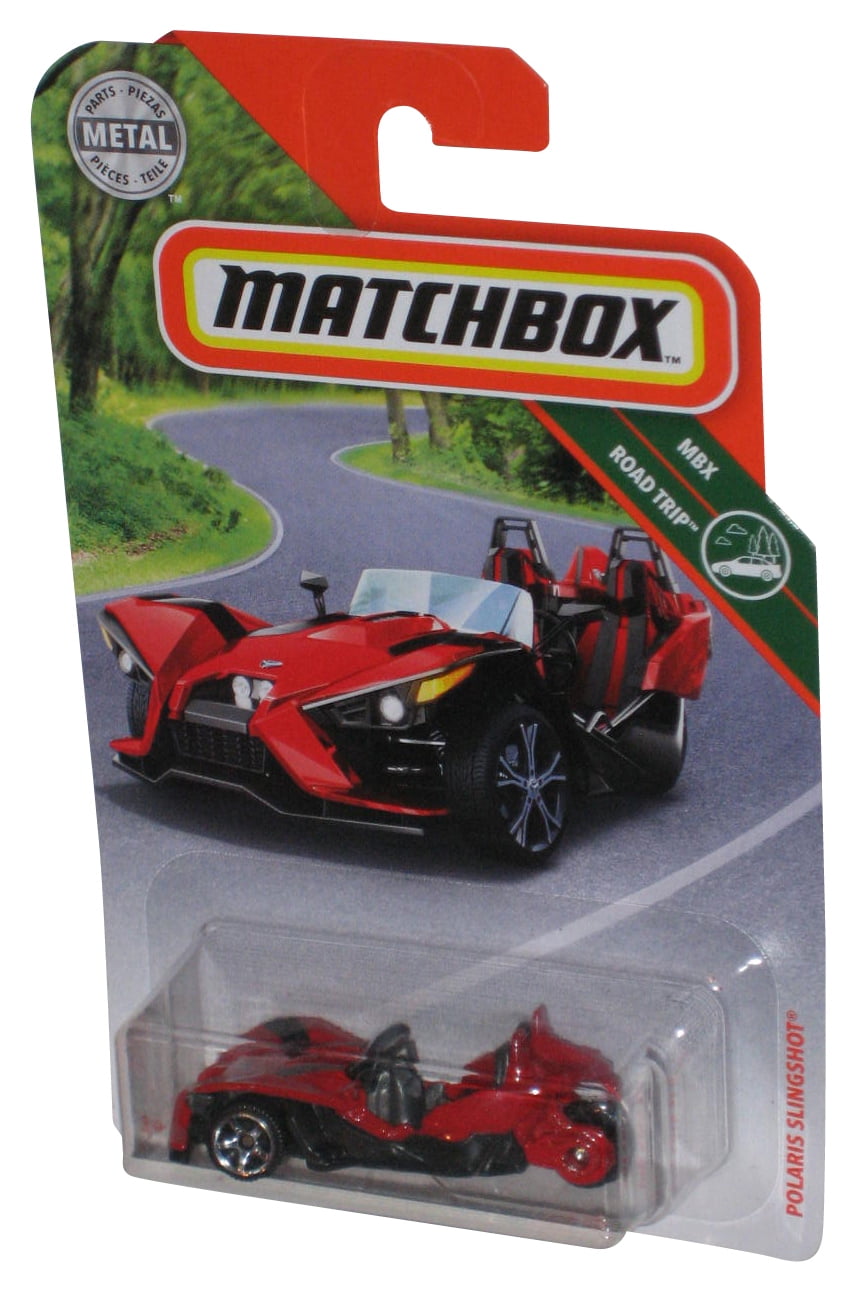Matchbox MBX Road Trip (2019) Red Polaris Slingshot Toy Car 66/100 ...