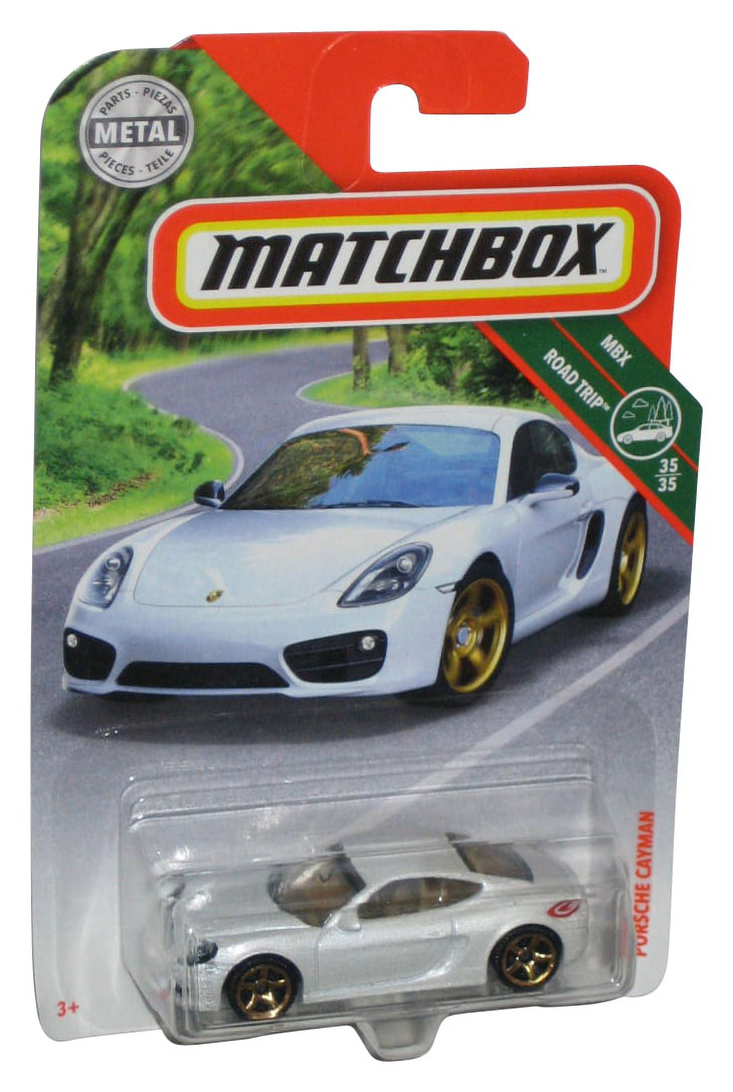 Matchbox MBX Road Trip 35/35 (2018) White Porsche Cayman Car 124/125 ...