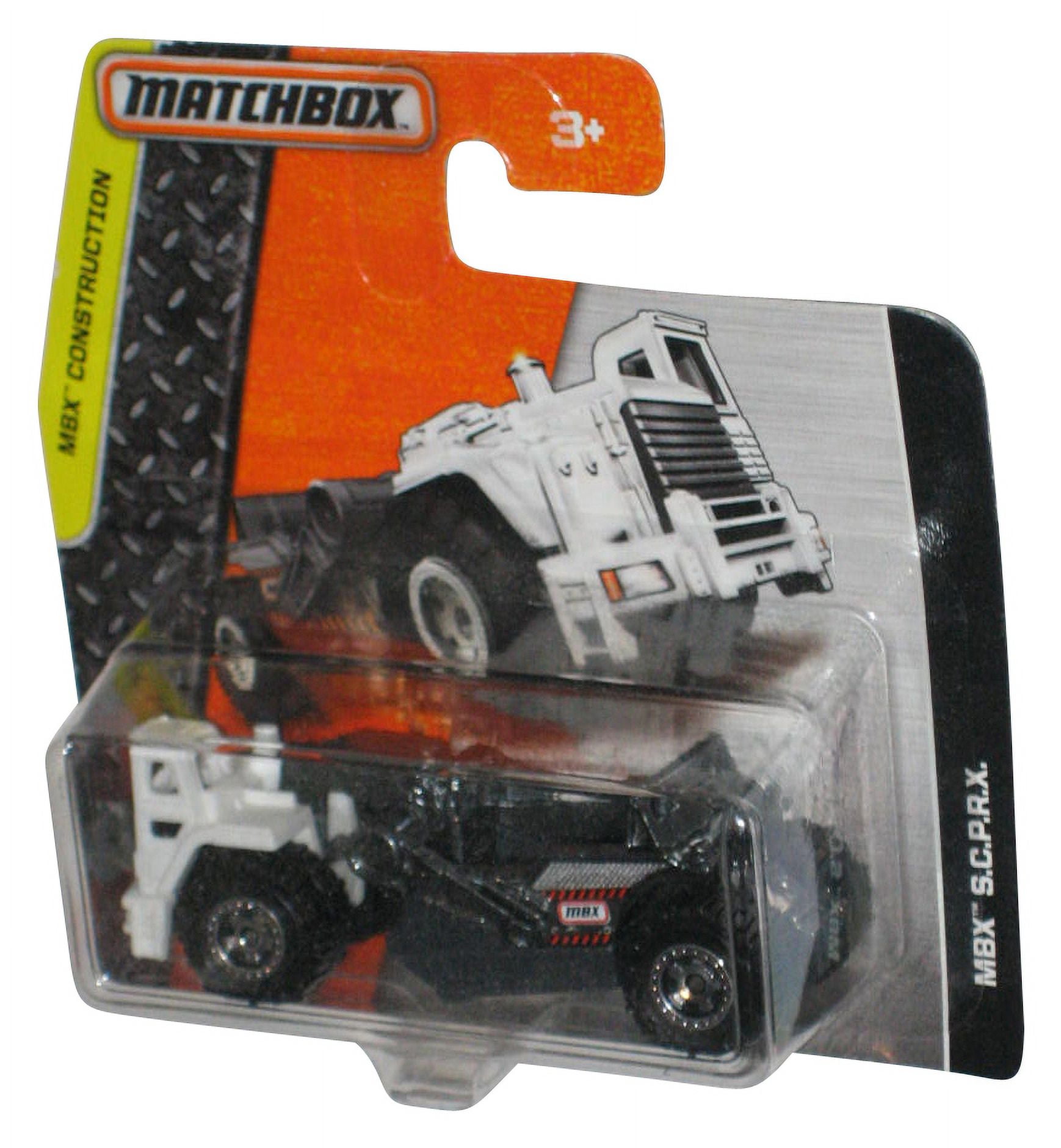 Matchbox MBX S.C.P.R.X. Black & White (2015) Mattel Construction Toy ...