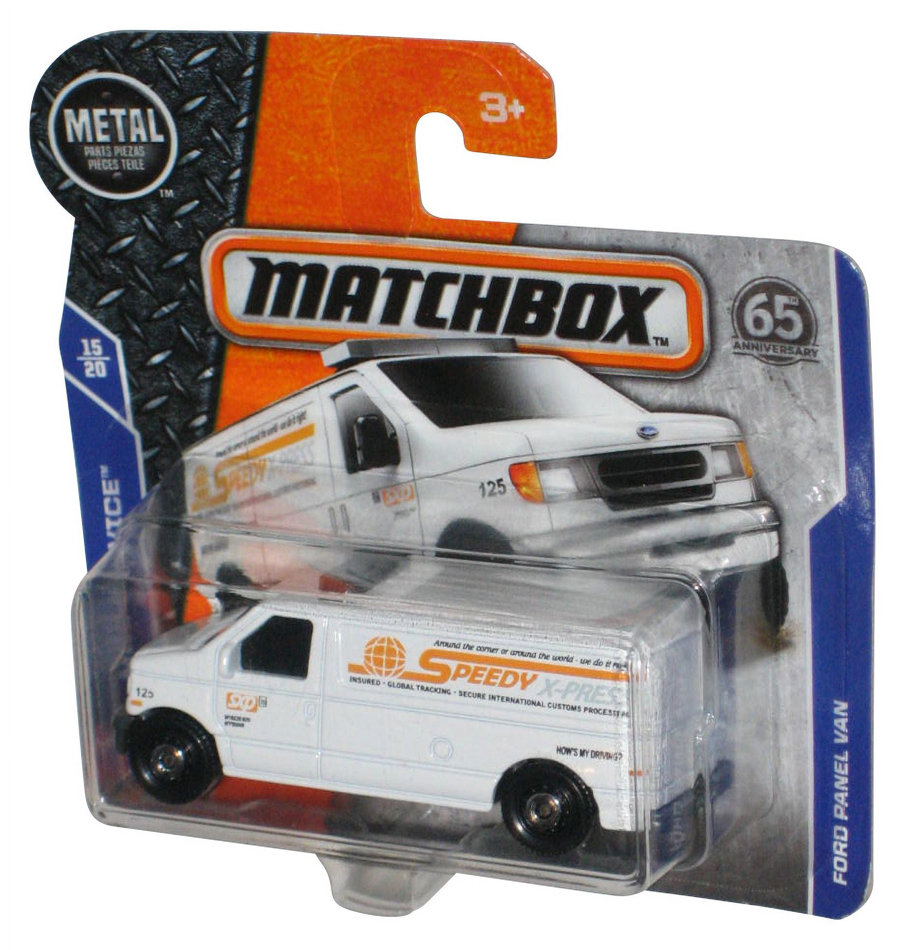 Matchbox MBX Service 15/20 (2017) White Ford Panel Van Speedy X-Press ...