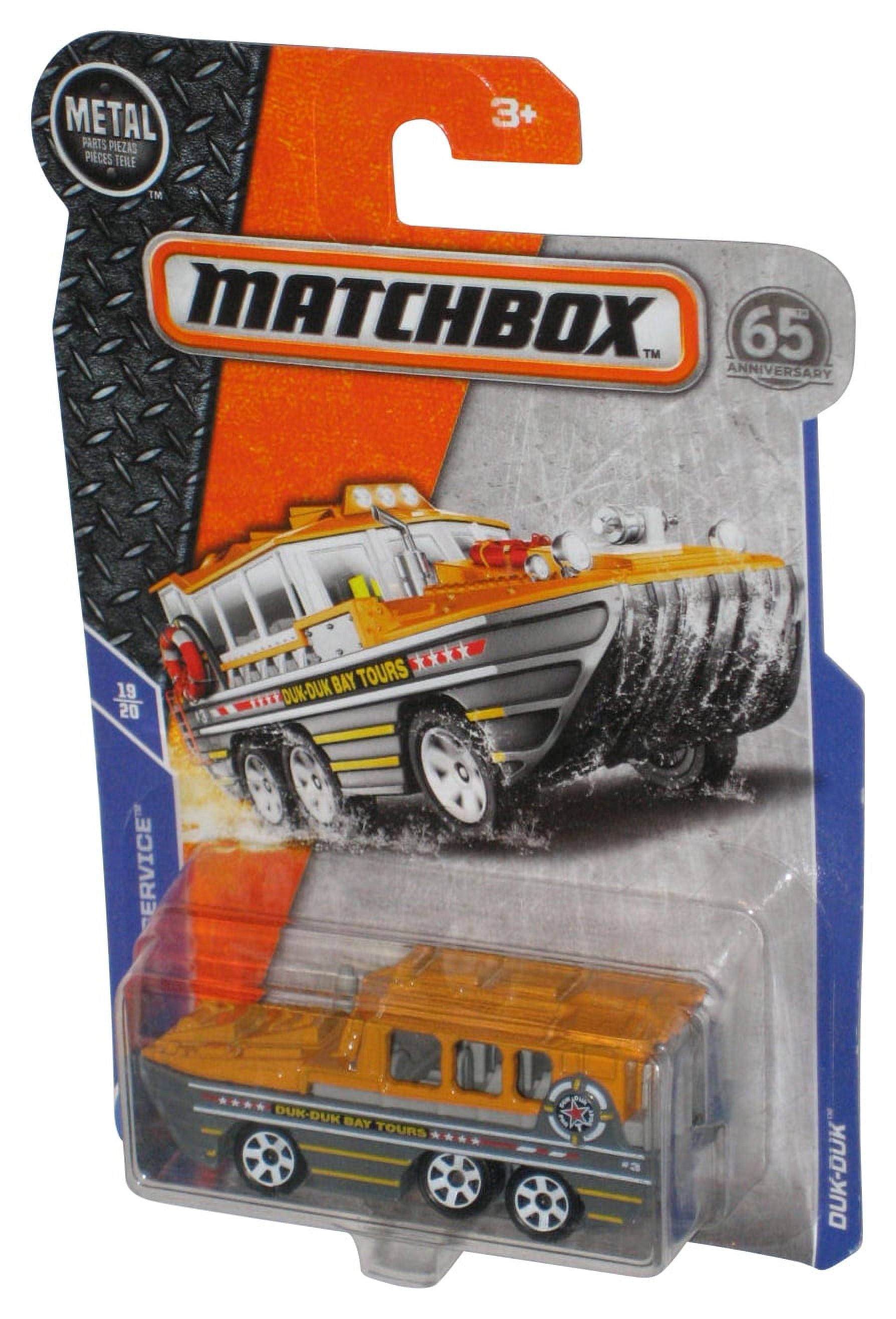 Matchbox MBX Service 19/20 (2018) Orange & Gray Duk-Duk Toy Boat Car ...