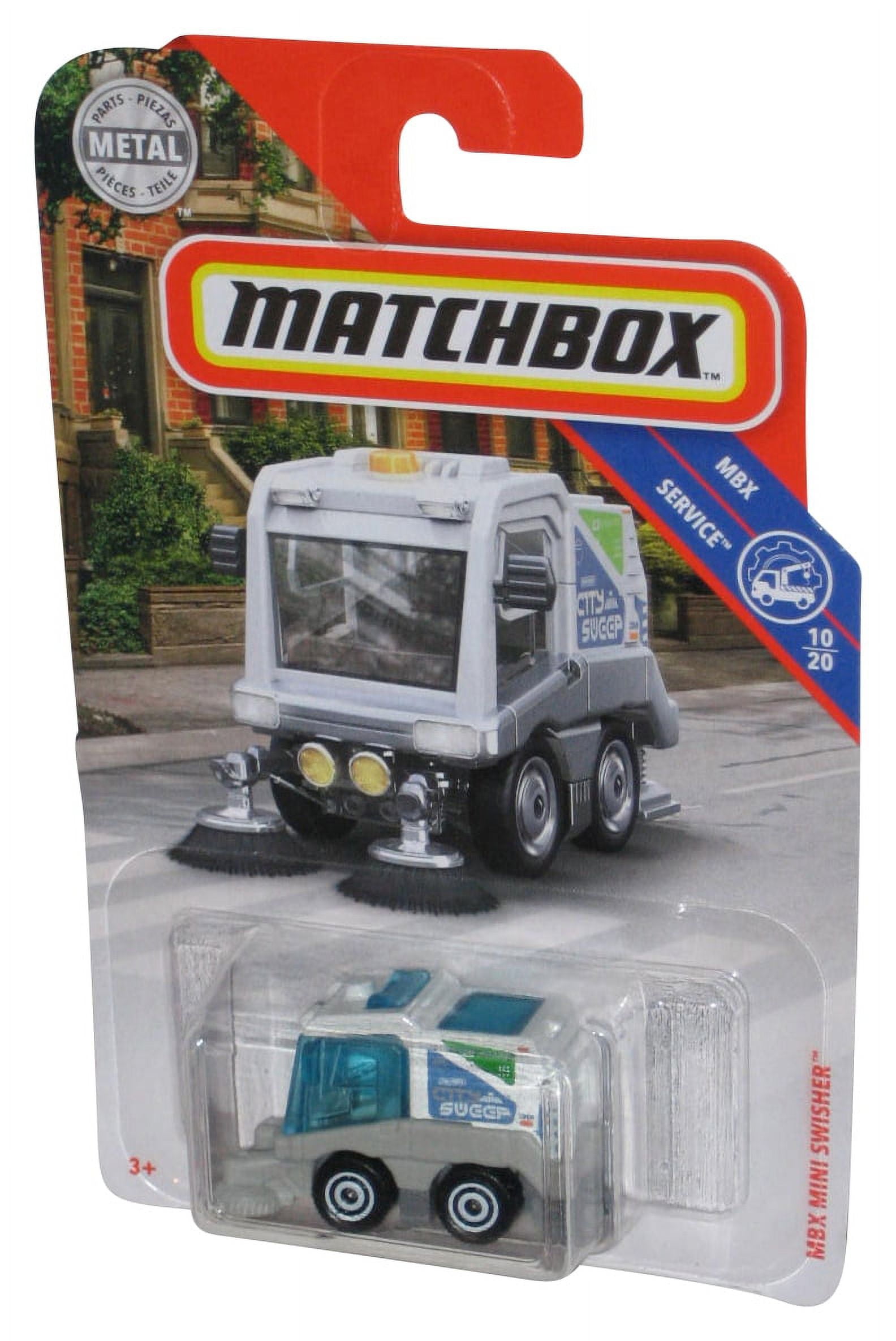 Matchbox MBX Service 10/20 (2018) White Mini Swisher Toy 83/100 ...