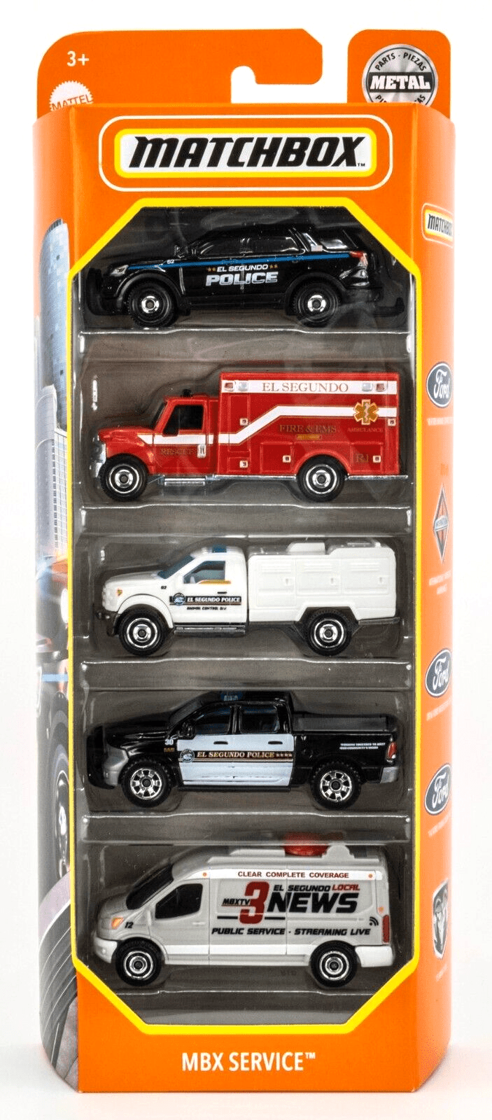 Matchbox MBX Service 5-Pack 1:64 Scale Vehicles - Walmart.com