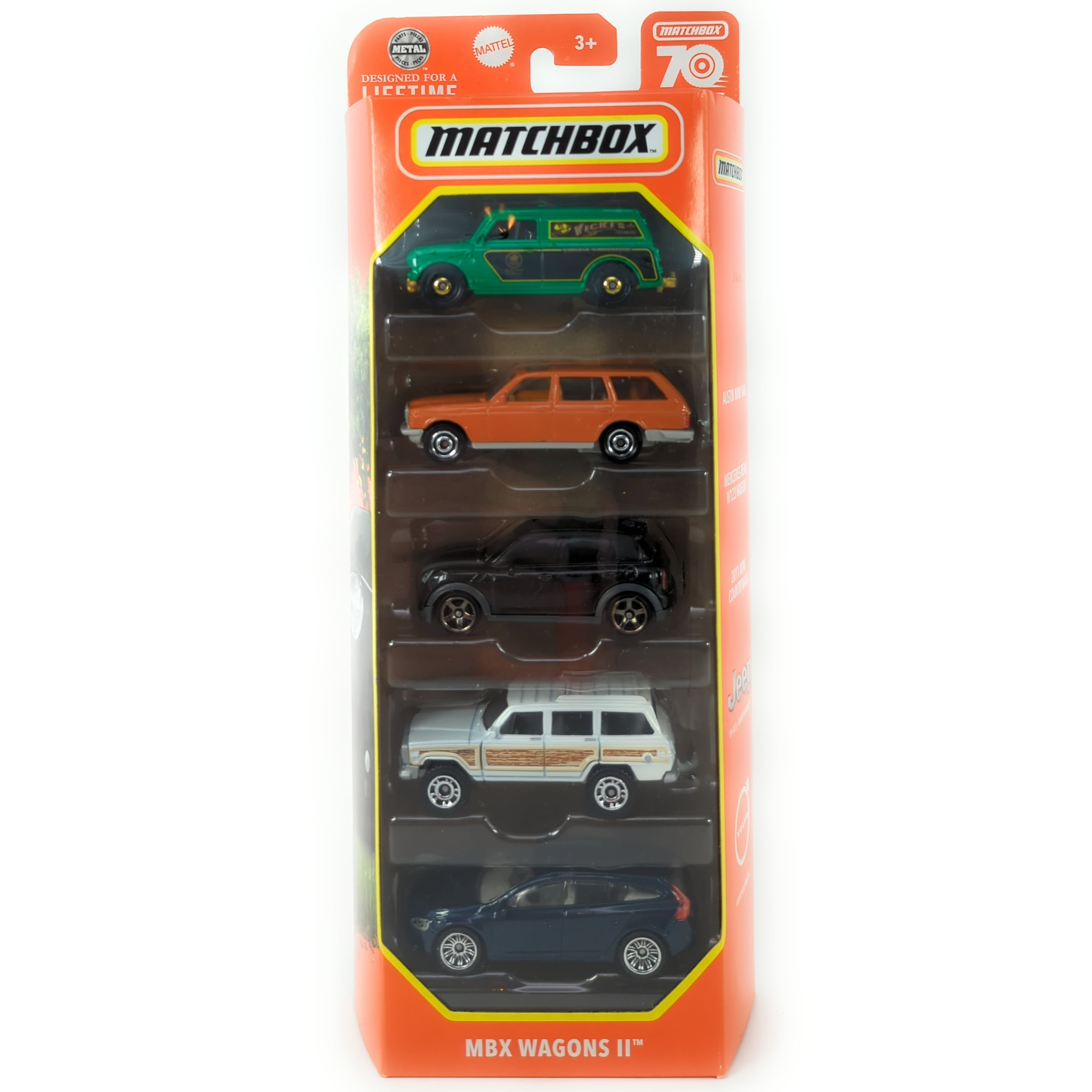 Matchbox MBX Wagons II 5 Car Pack 1:64 Scale Die Cast Vehicles ...