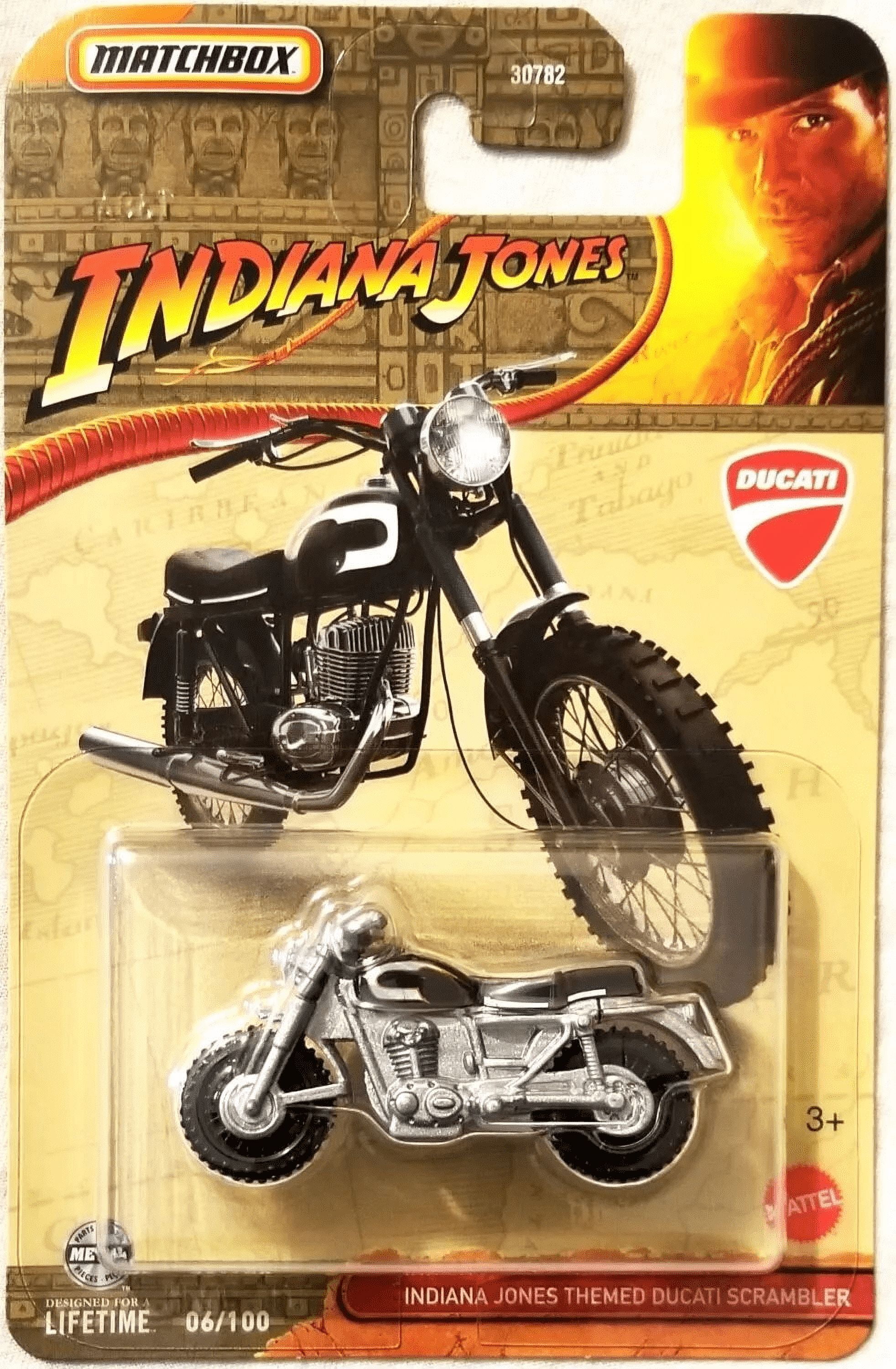 Matchbox Mainline 06/100 Indiana Jones Themed Ducati Scrambler ...