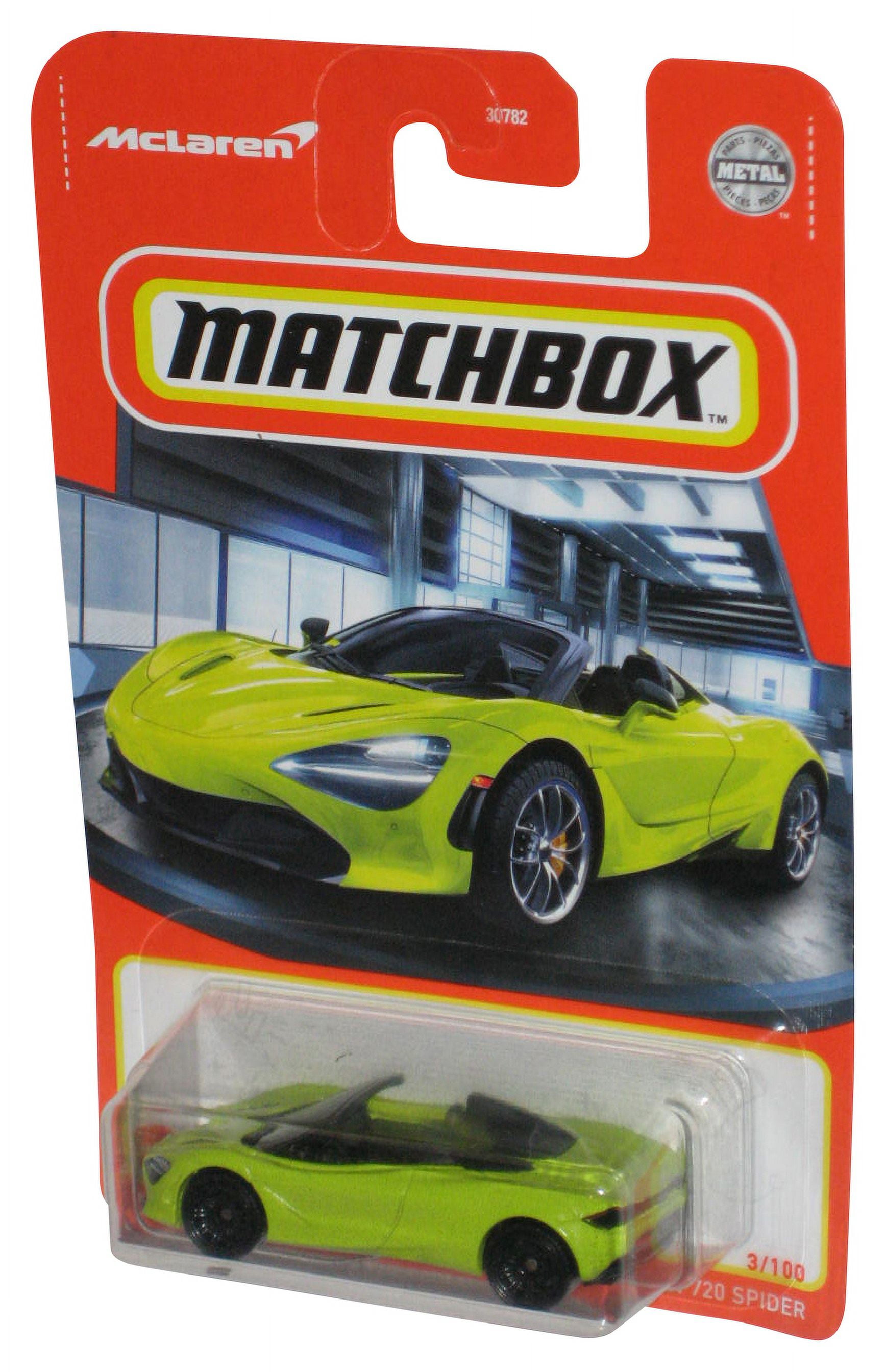 Matchbox McLaren 720 Spider (2022) Green Die-Cast Metal Toy Car 3/100 ...