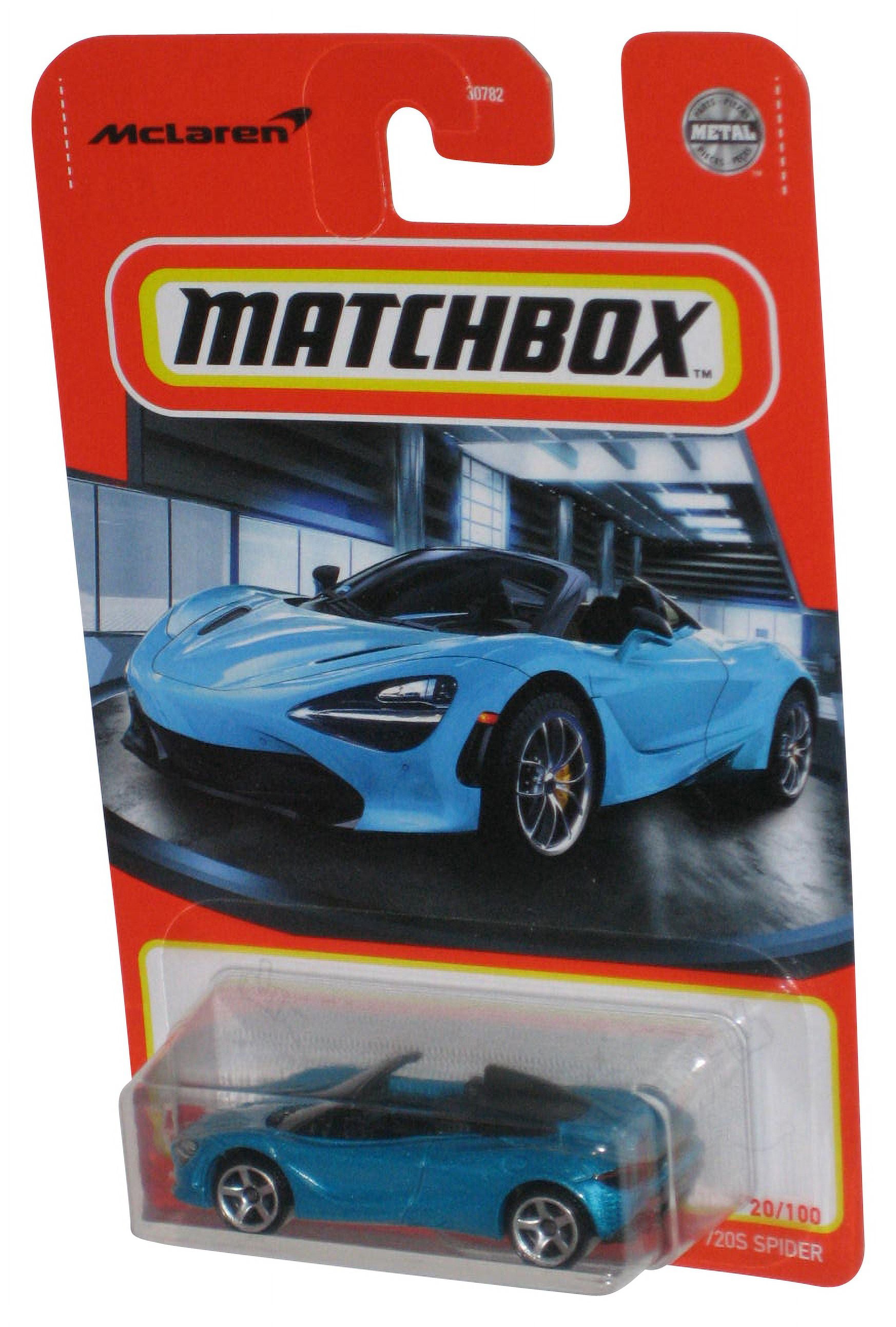 Matchbox McLaren 720S Spider Blue (2020) Die-Cast Metal Toy Car 20/100 ...