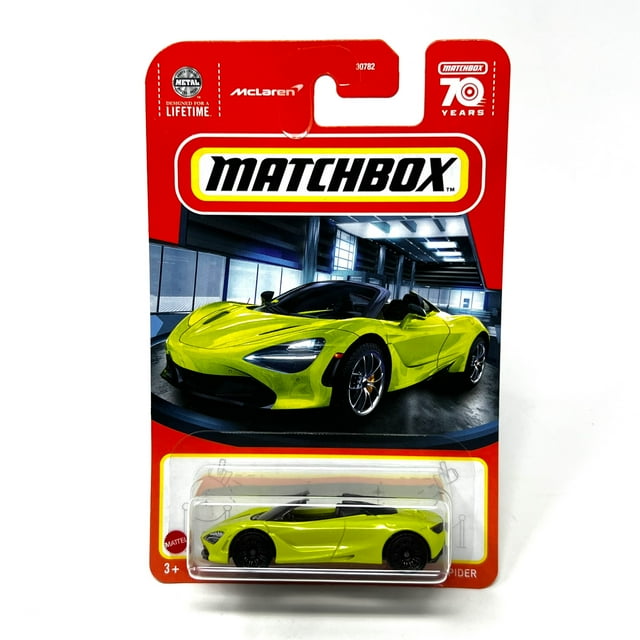 Matchbox Mclaren 720 Spider Green Diecast Vehicle - Walmart.com