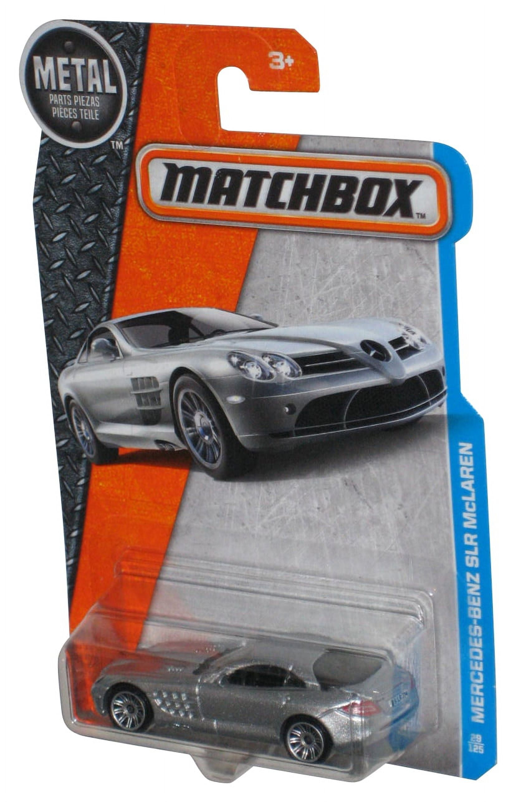 Matchbox Mercedes-Benz SLR McLaren (2016) Mattel Silver Toy Car 29/125 ...
