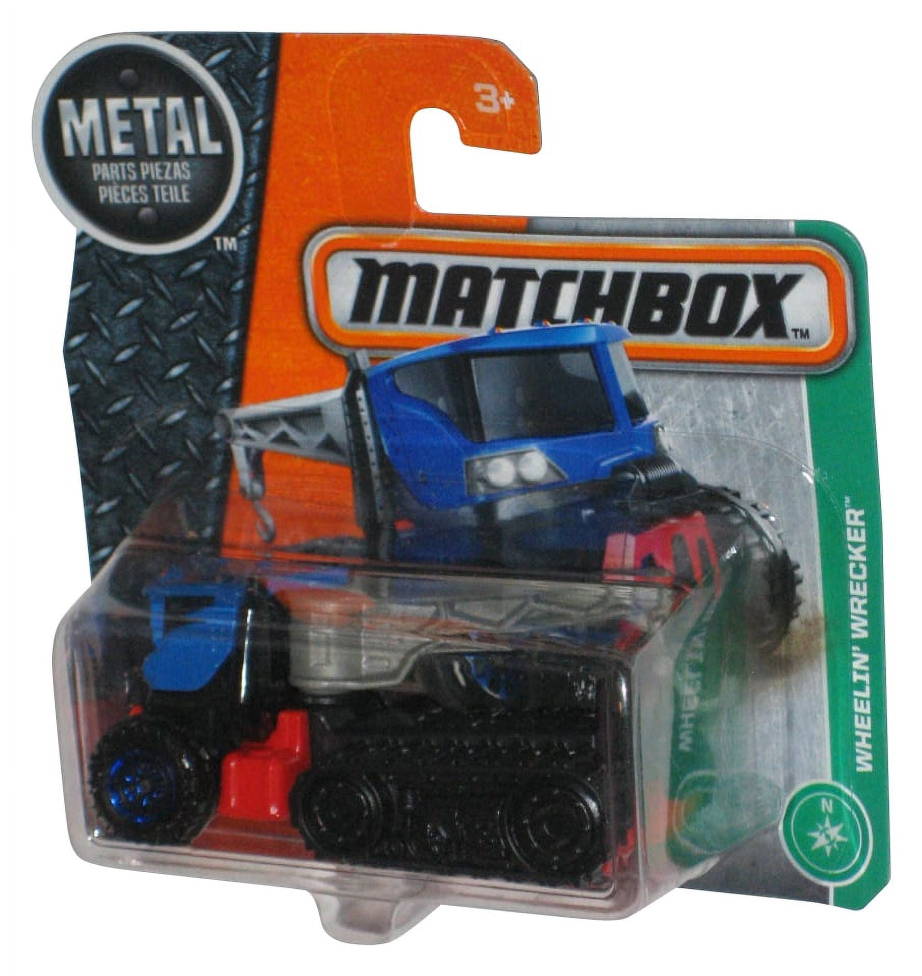 Matchbox Metal (2016) Wheelin' Wrecker Blue Red Black Toy Pick Up Truck ...