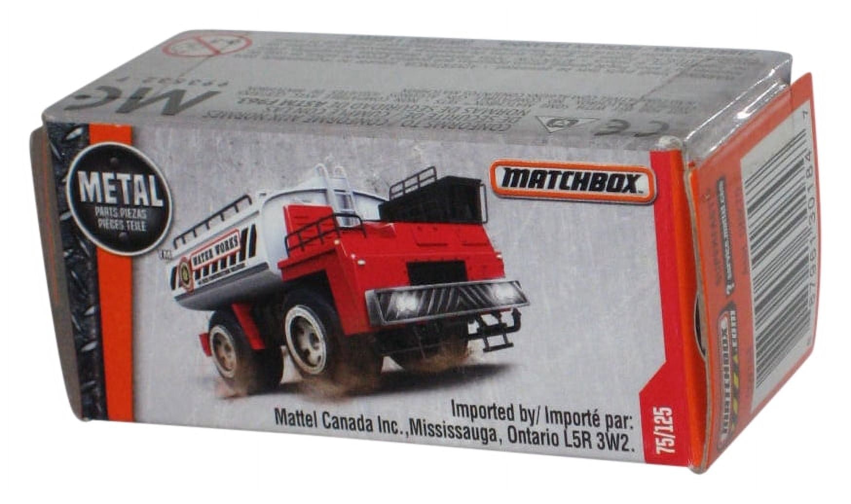 Matchbox Metal Red Water Worker Boxed (2016) Power Grabs Toy Vehicle 75 ...