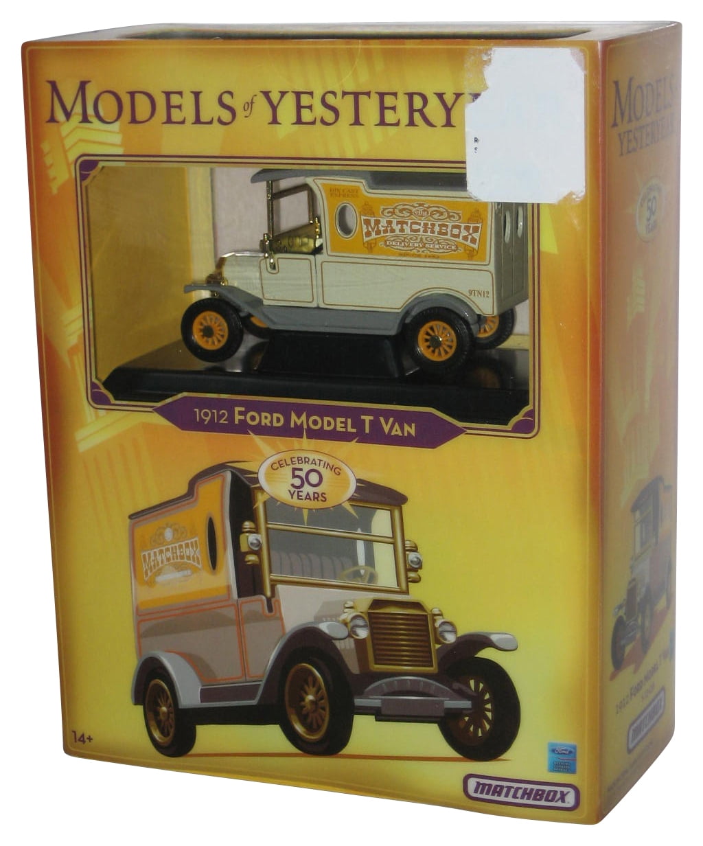 Matchbox Models of Yesterday (2006) Mattel 1912 Ford Model T Van Box ...