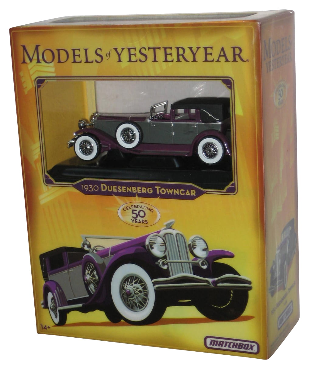 Matchbox Models of Yesterday (2006) Mattel Purple 1930 Duesenberg ...